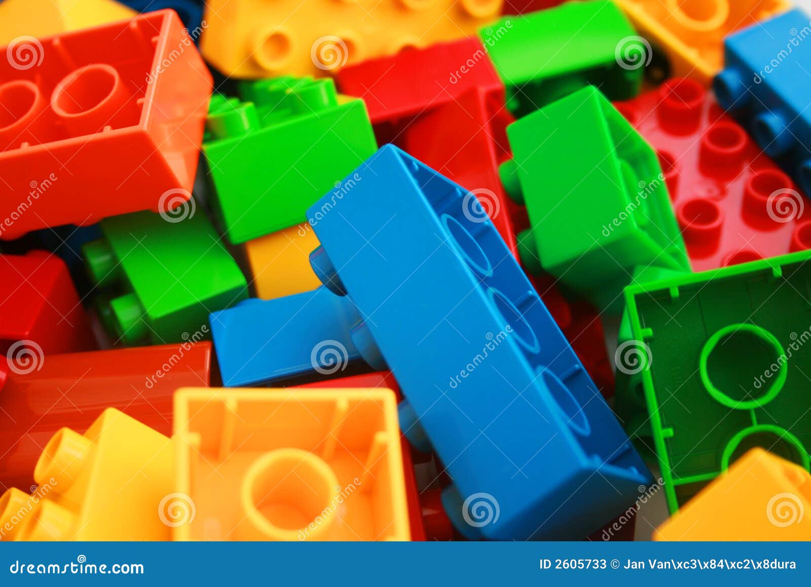 Colourful Bricks Picture. Image: 2605733