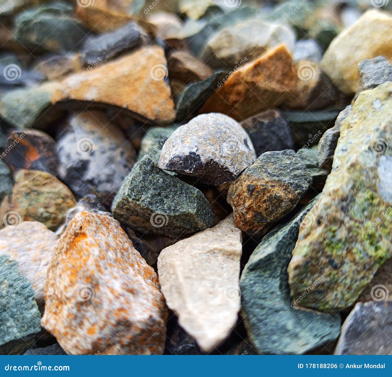 Colourful Bright Stones Used for Building Purpose Stock Photo - Image ...
