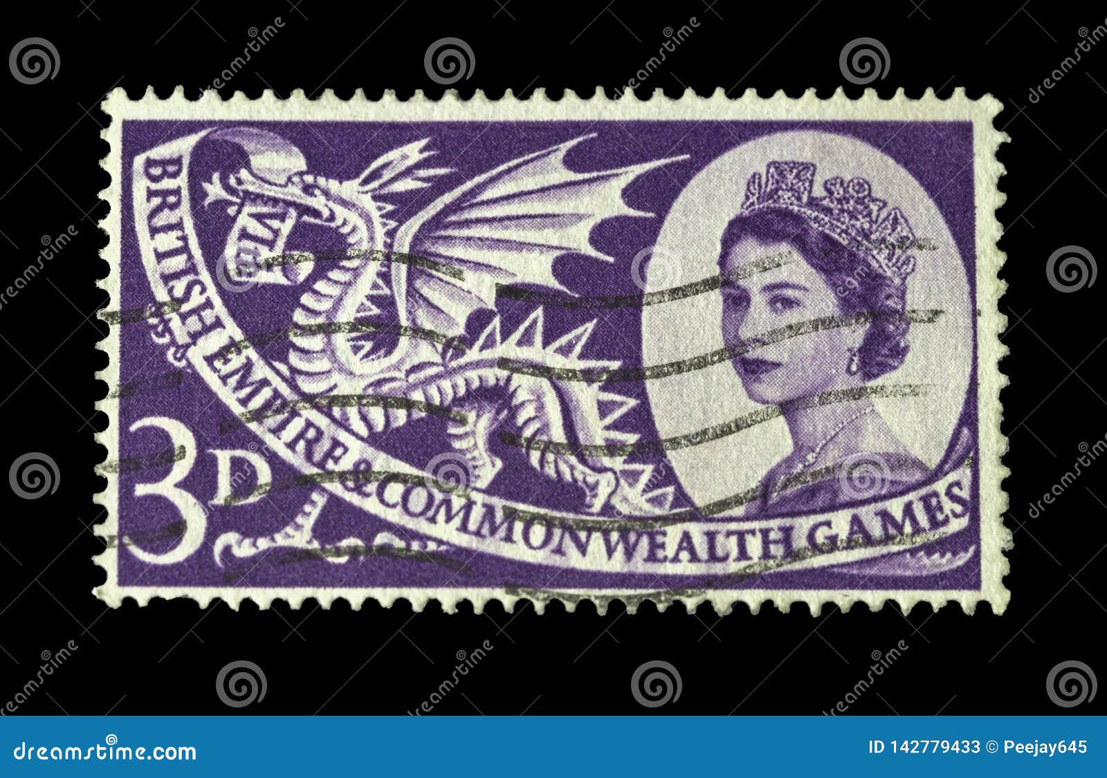 Colourful British Postage Stamps Editorial Stock Photo - Image of ...