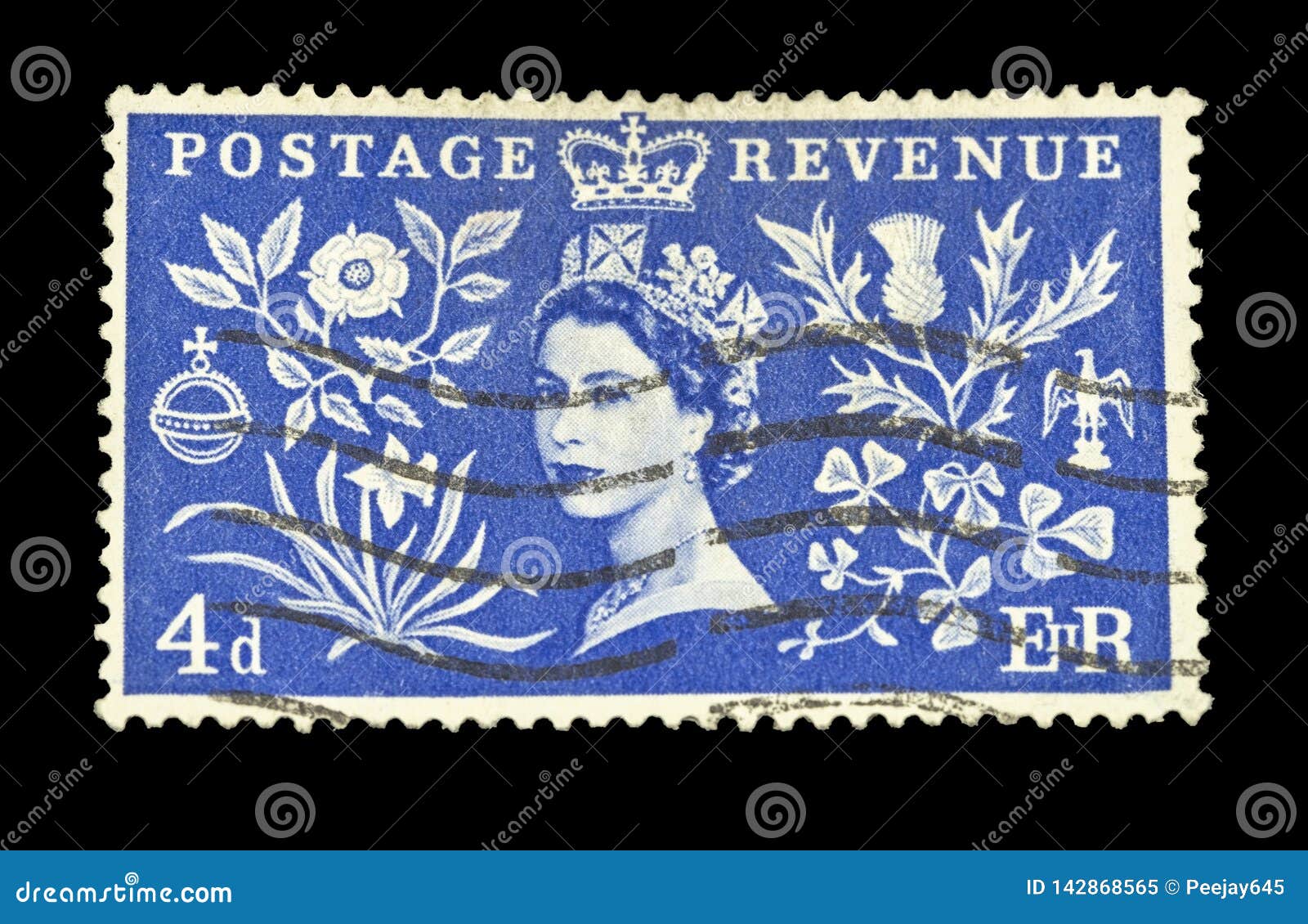 Colourful British Postage Stamps Editorial Image - Image of stamp ...