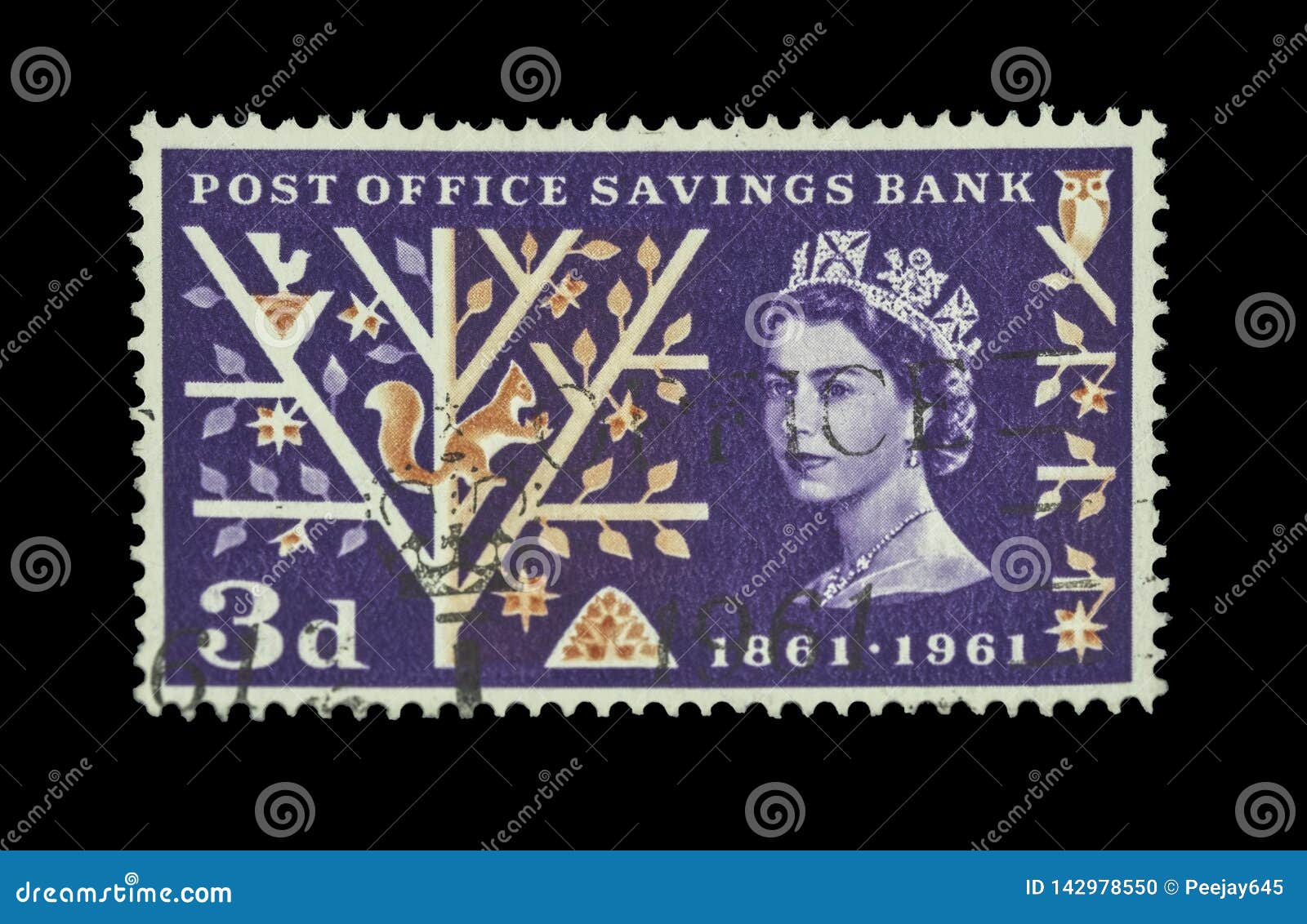 Colourful British Postage Stamps Editorial Image - Image of mail ...