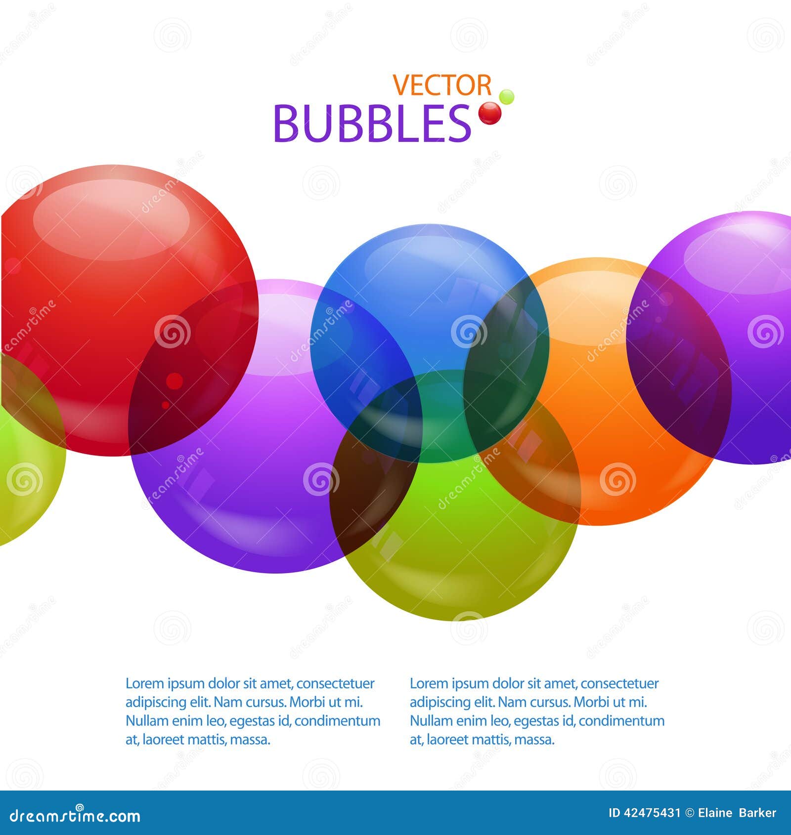 Colourful Bubble Background Stock Vector - Illustration of text, clip ...
