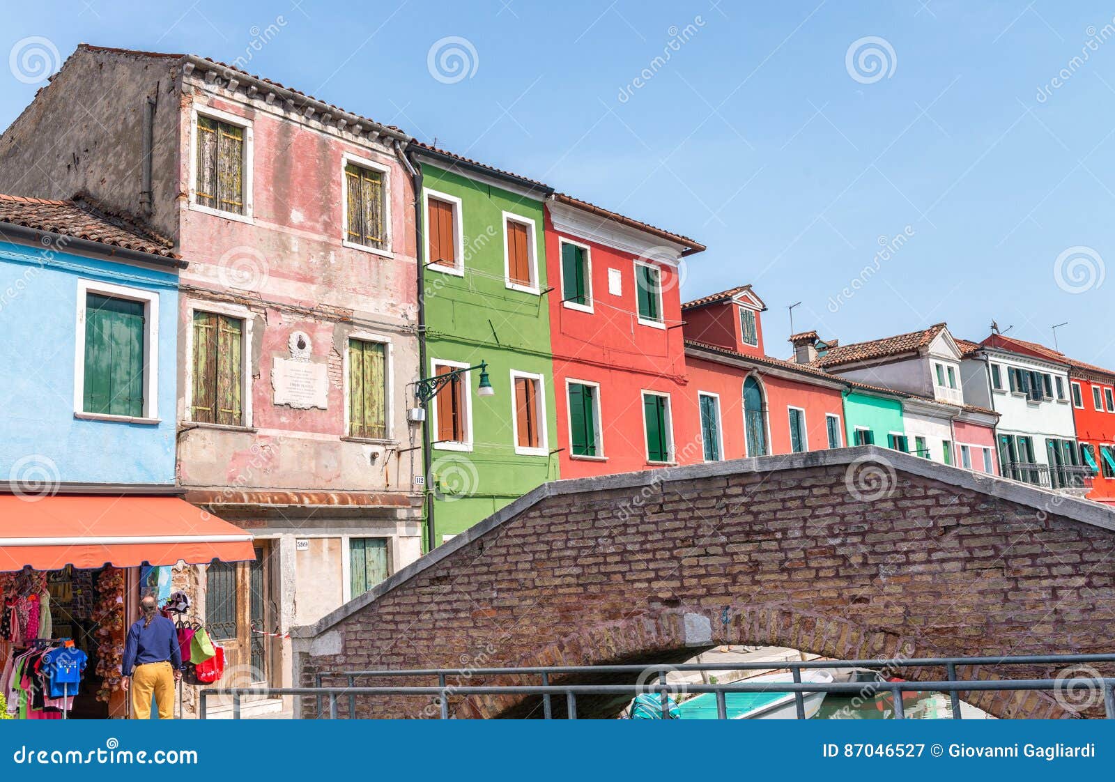 Colourful Buildings of Burano, Venice Editorial Photography - Image of ...
