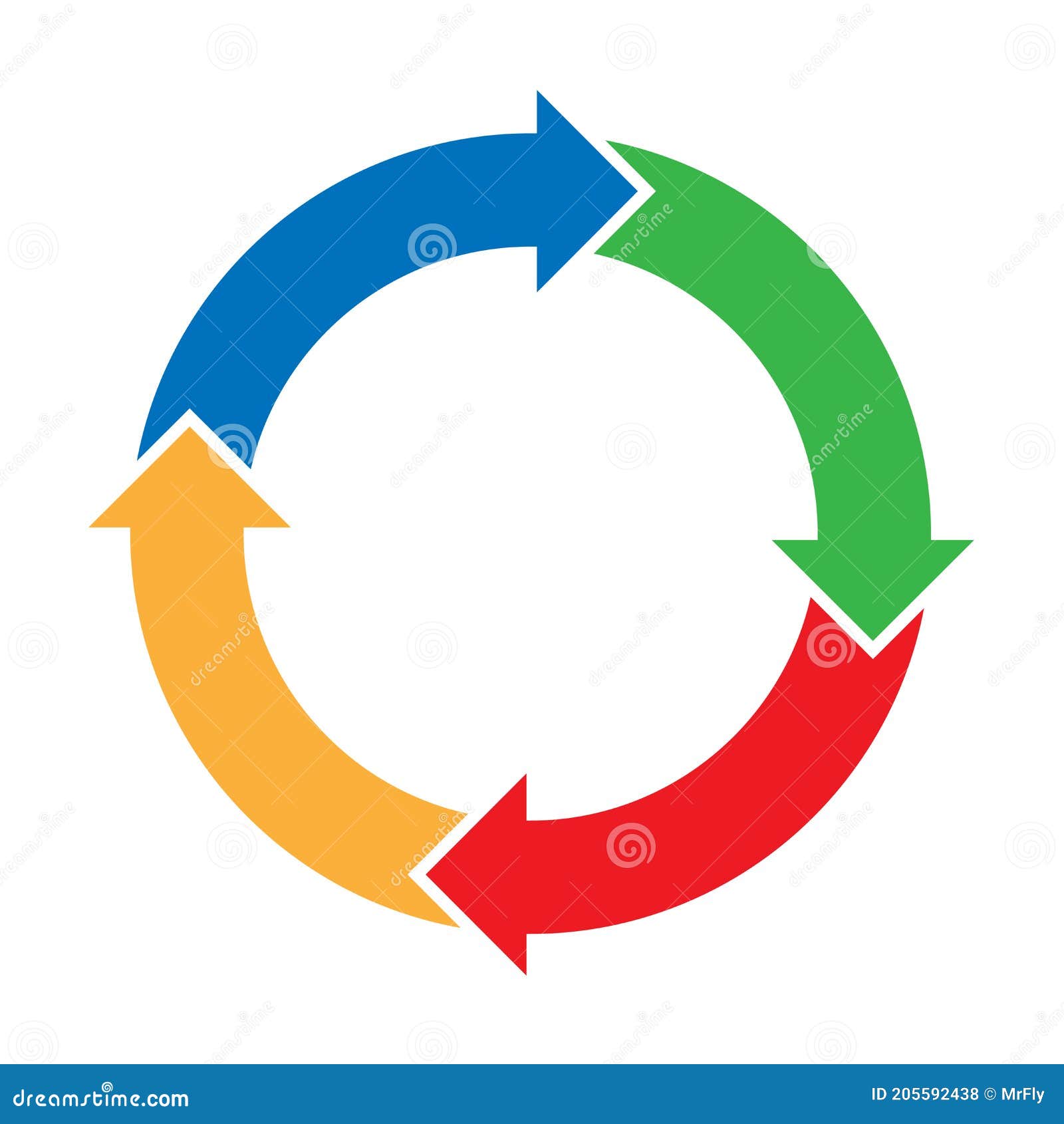 Colourful Business Flowchart, Vector Illustration Stock Vector ...