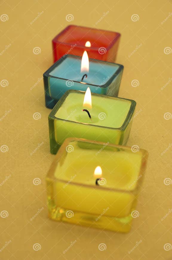 Colourful candles stock photo. Image of color, decor, greeting - 1252098