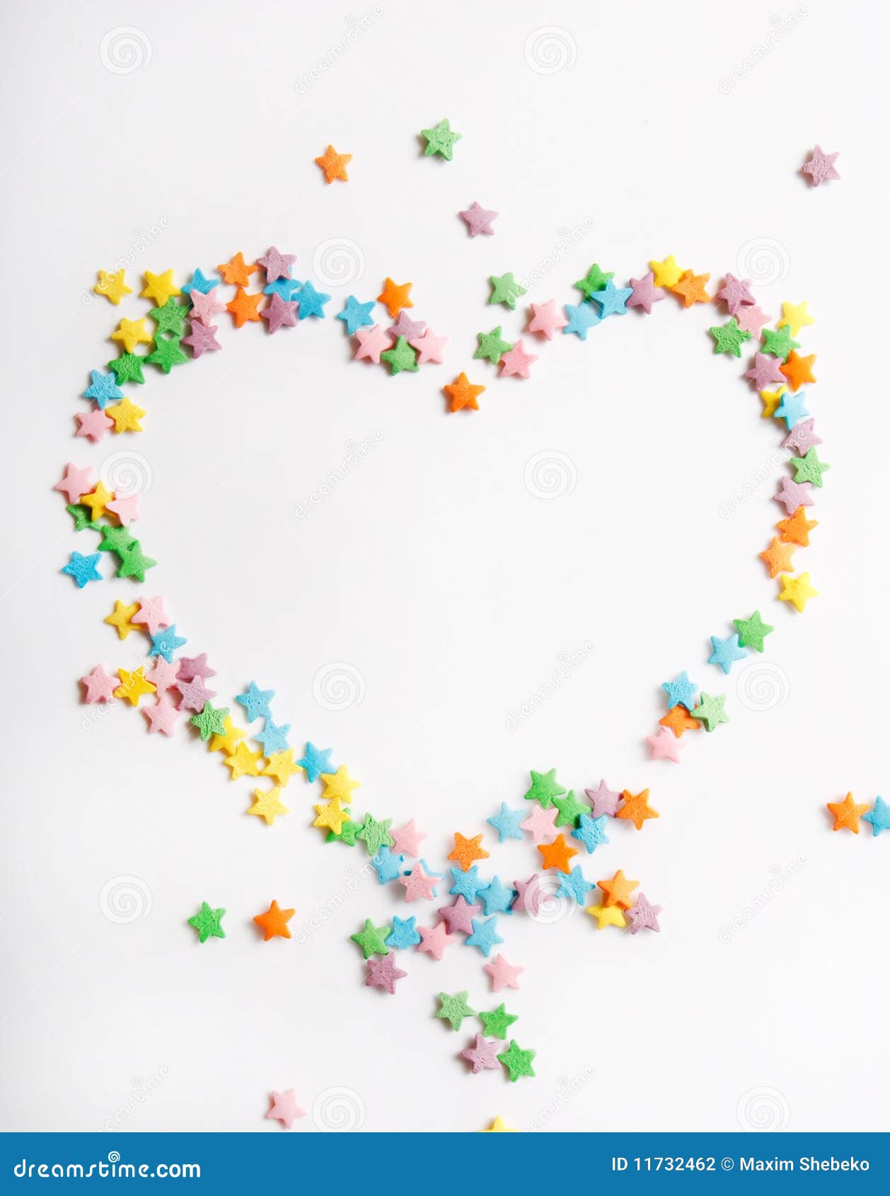 Colourful candy stars stock photo. Image of blue, green - 11732462