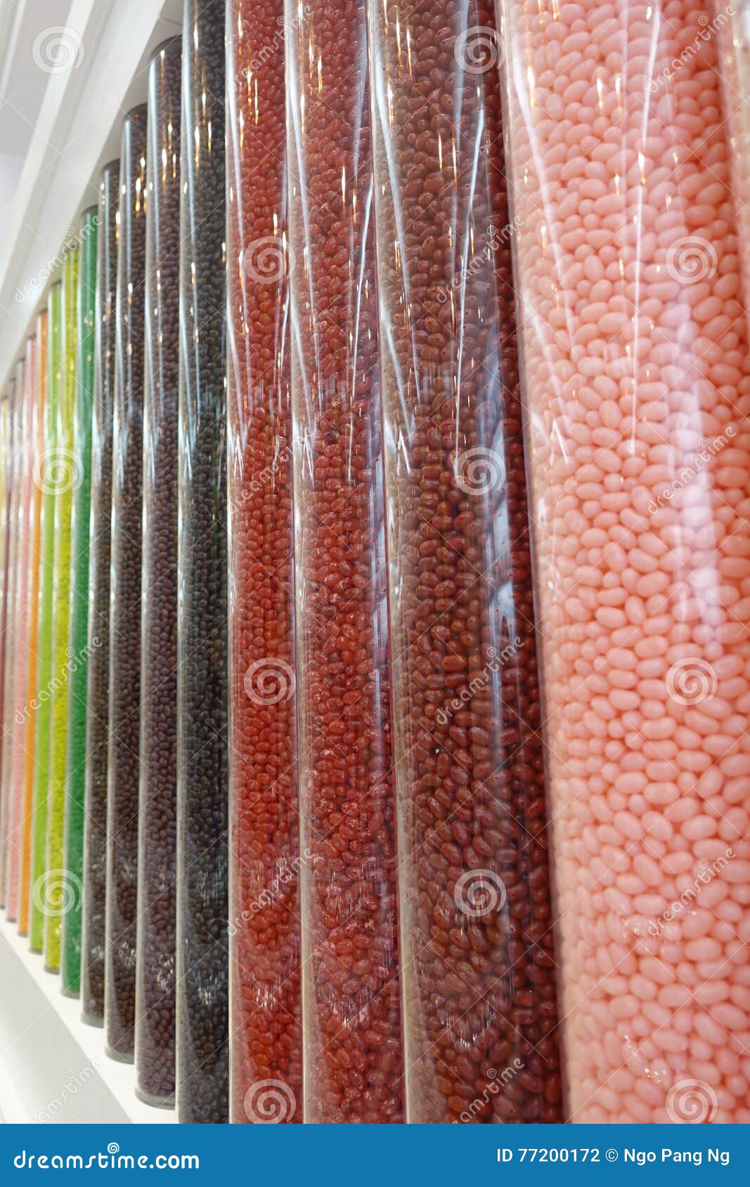 Colourful candy tubes stock photo. Image of closeup, pattern - 77200172
