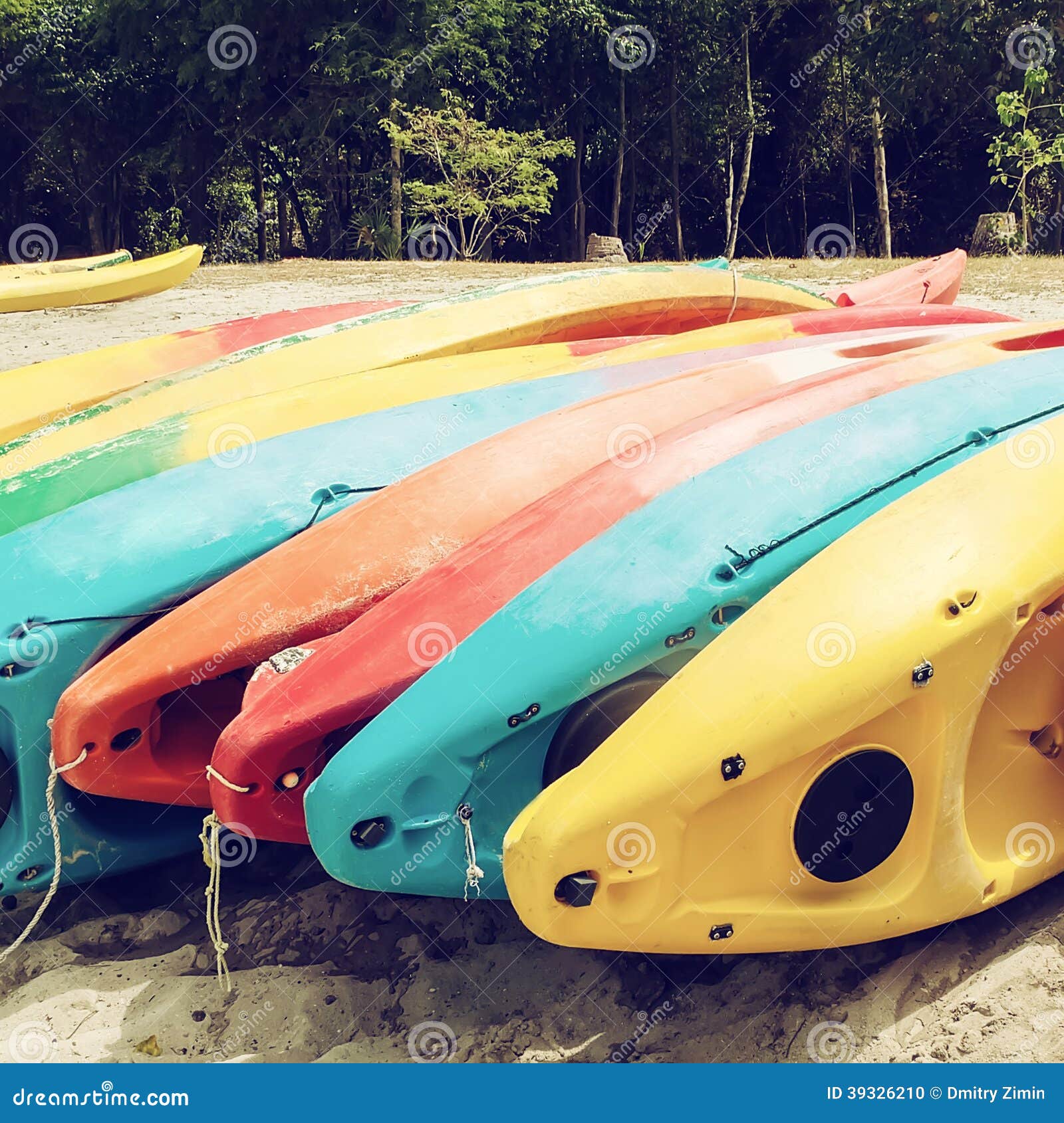 Colourful canoe stock photo. Image of pursuit, outside - 39326210