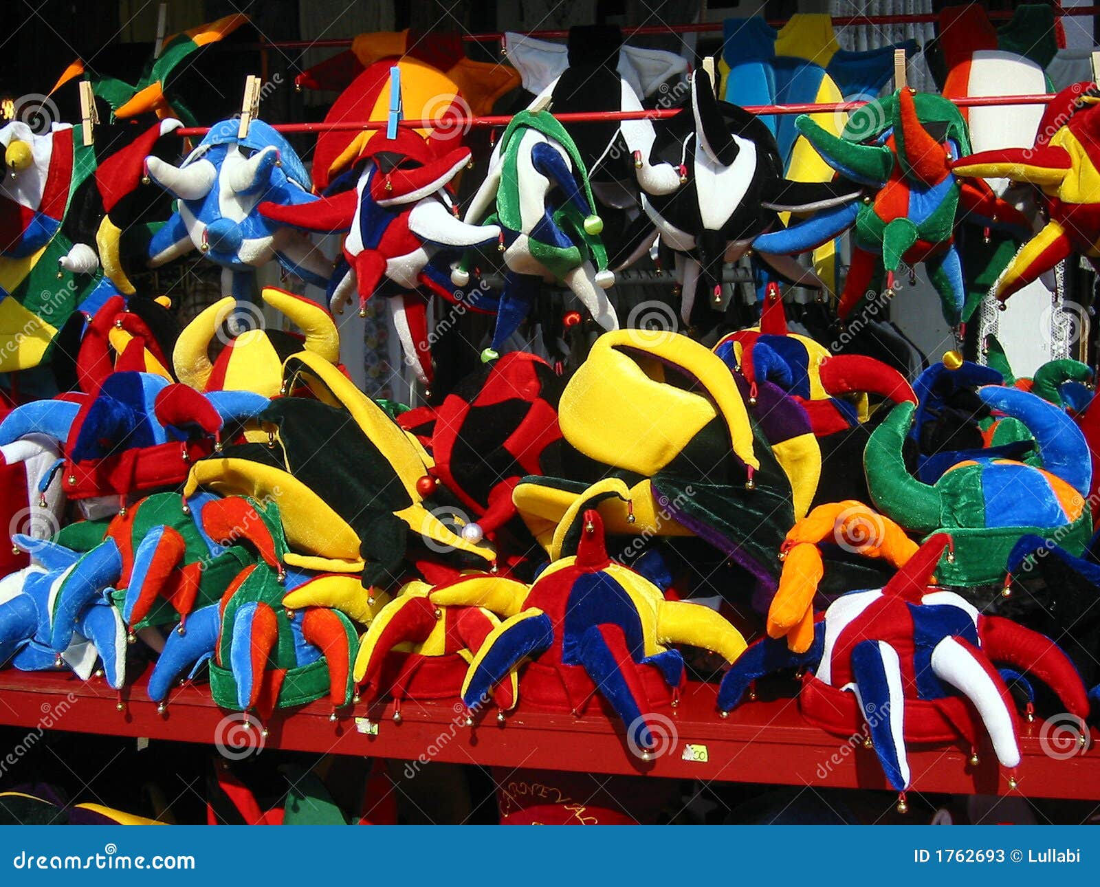 Colourful carnival hats stock image. Image of contrast - 1762693