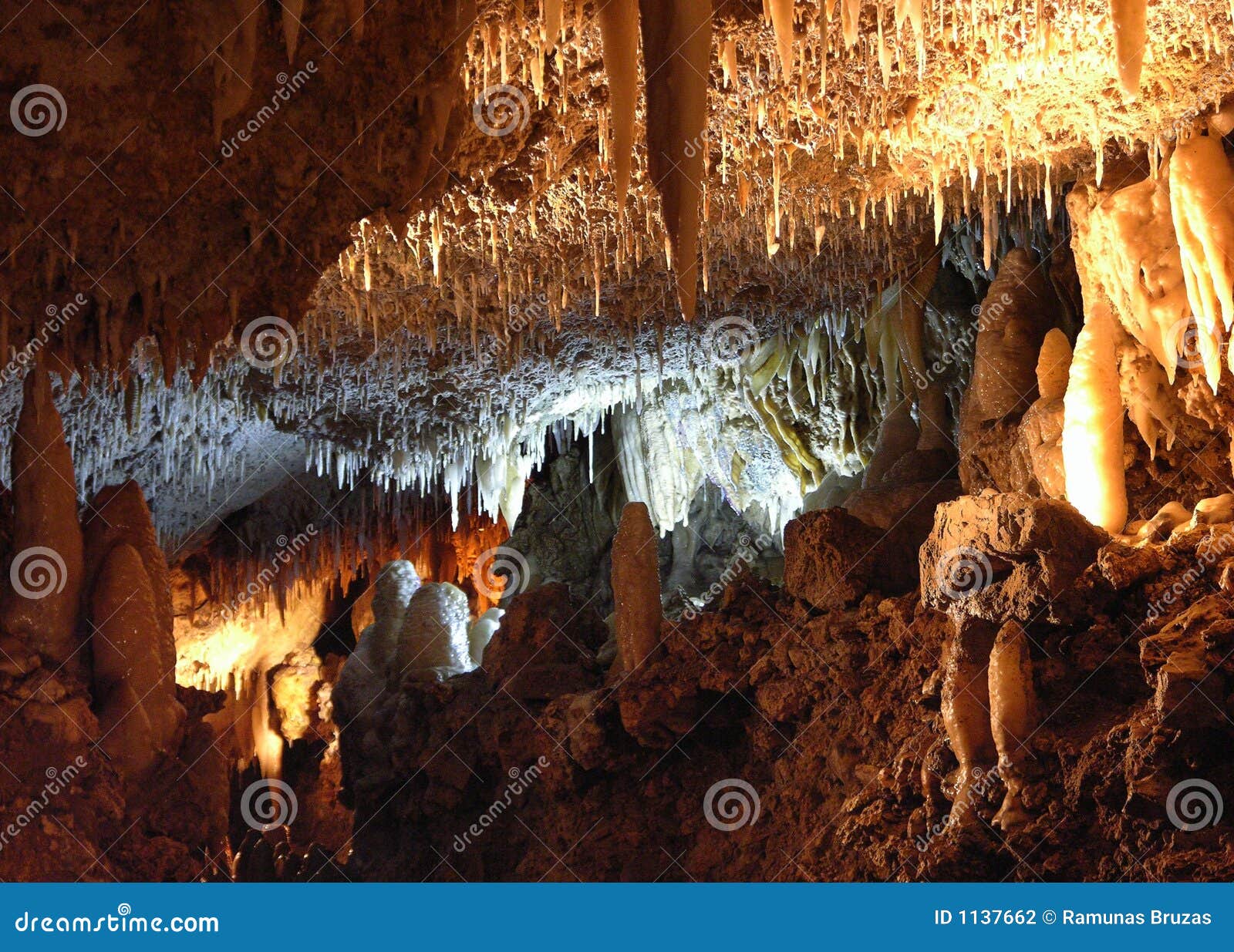 The Colourful Caves stock photo. Image of floodlit, attraction - 1137662