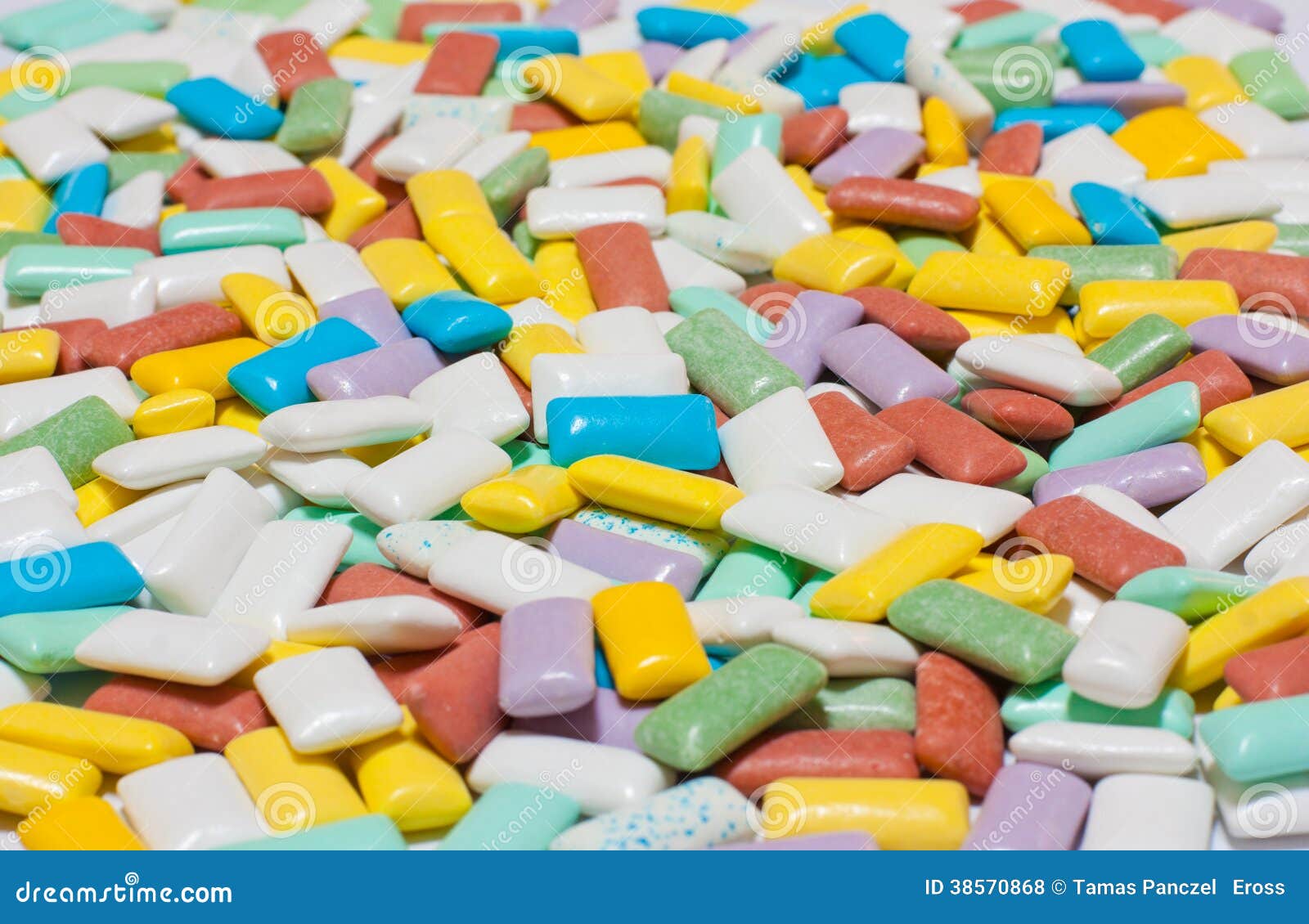 Colourful Chewing Gum Texture Stock Photo - Image of sweet, pellets ...