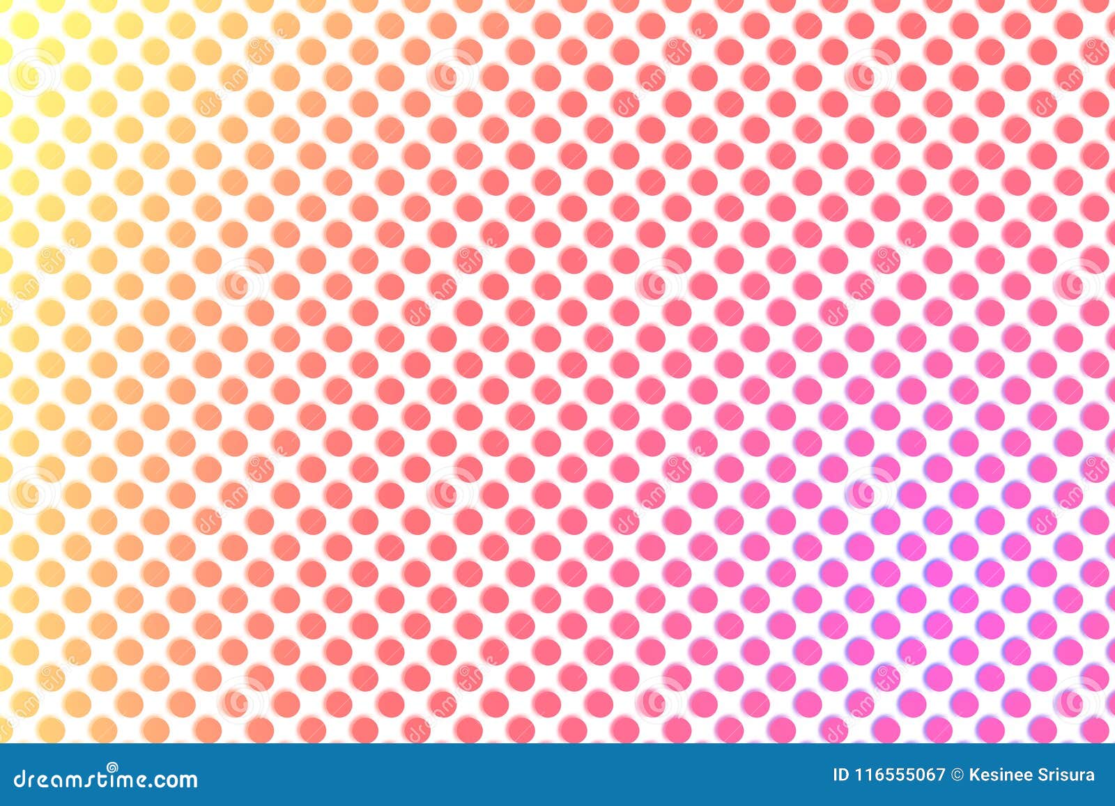 Colourful Circle Pattern on White Background with Gradient Fill Stock ...