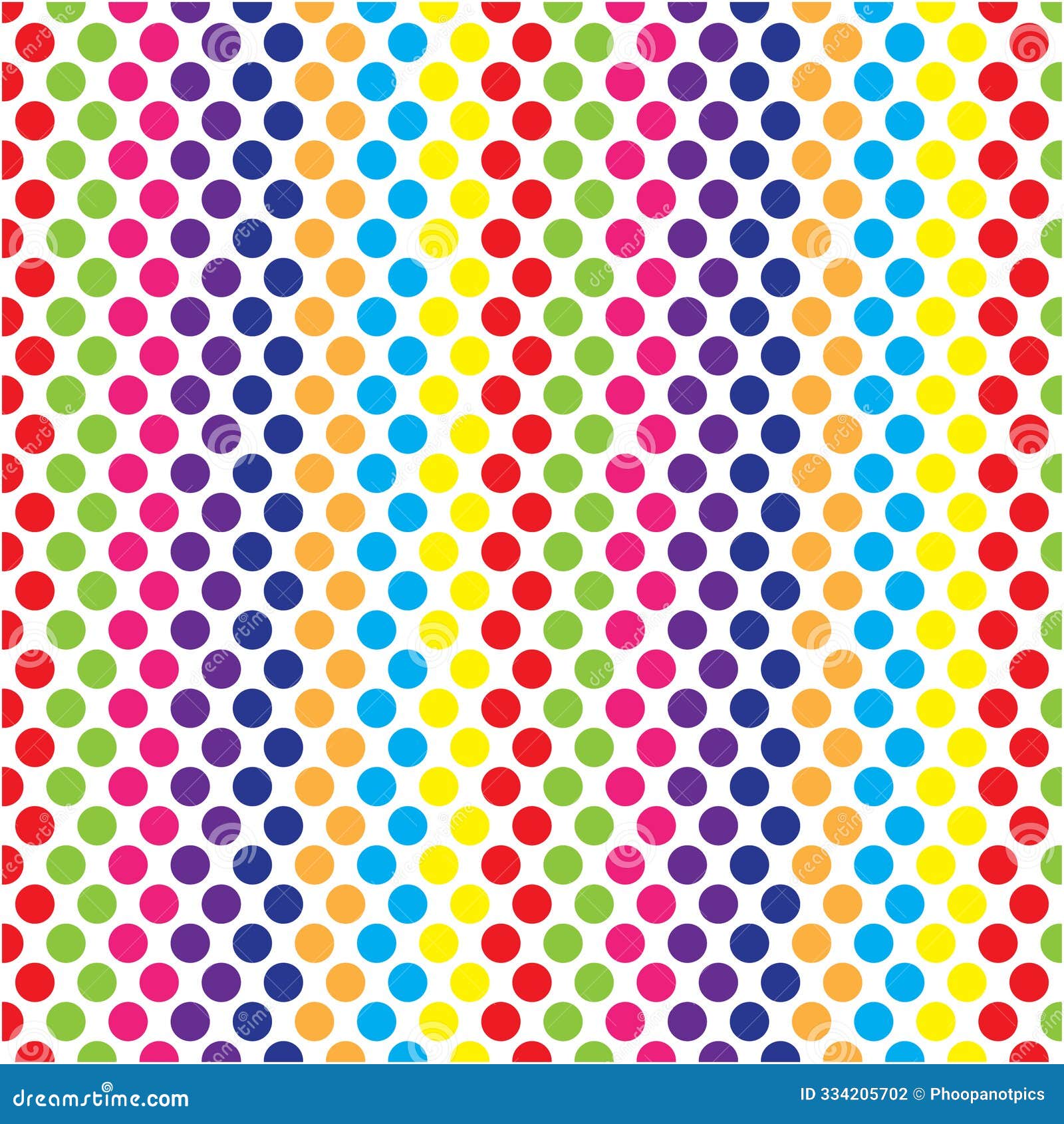 Colourful Circle Pattern on White Background Vector Design Stock ...