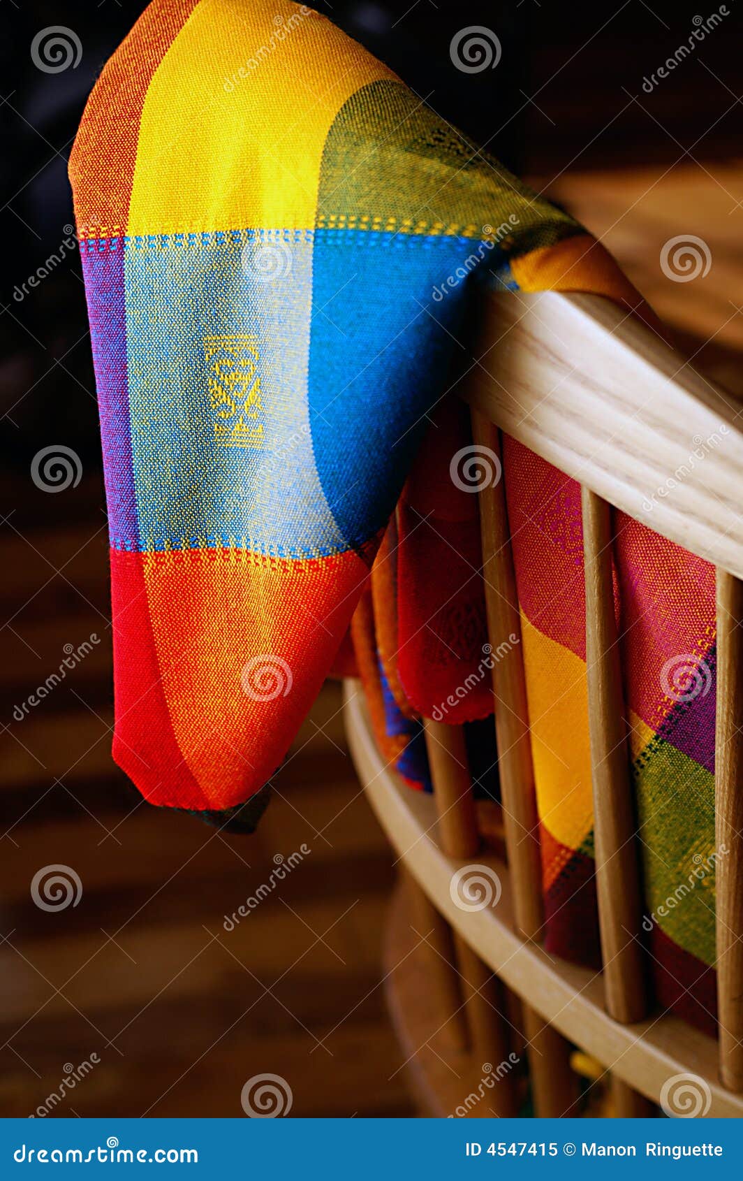 Colourful Cloth stock image. Image of wood, home, checkered - 4547415
