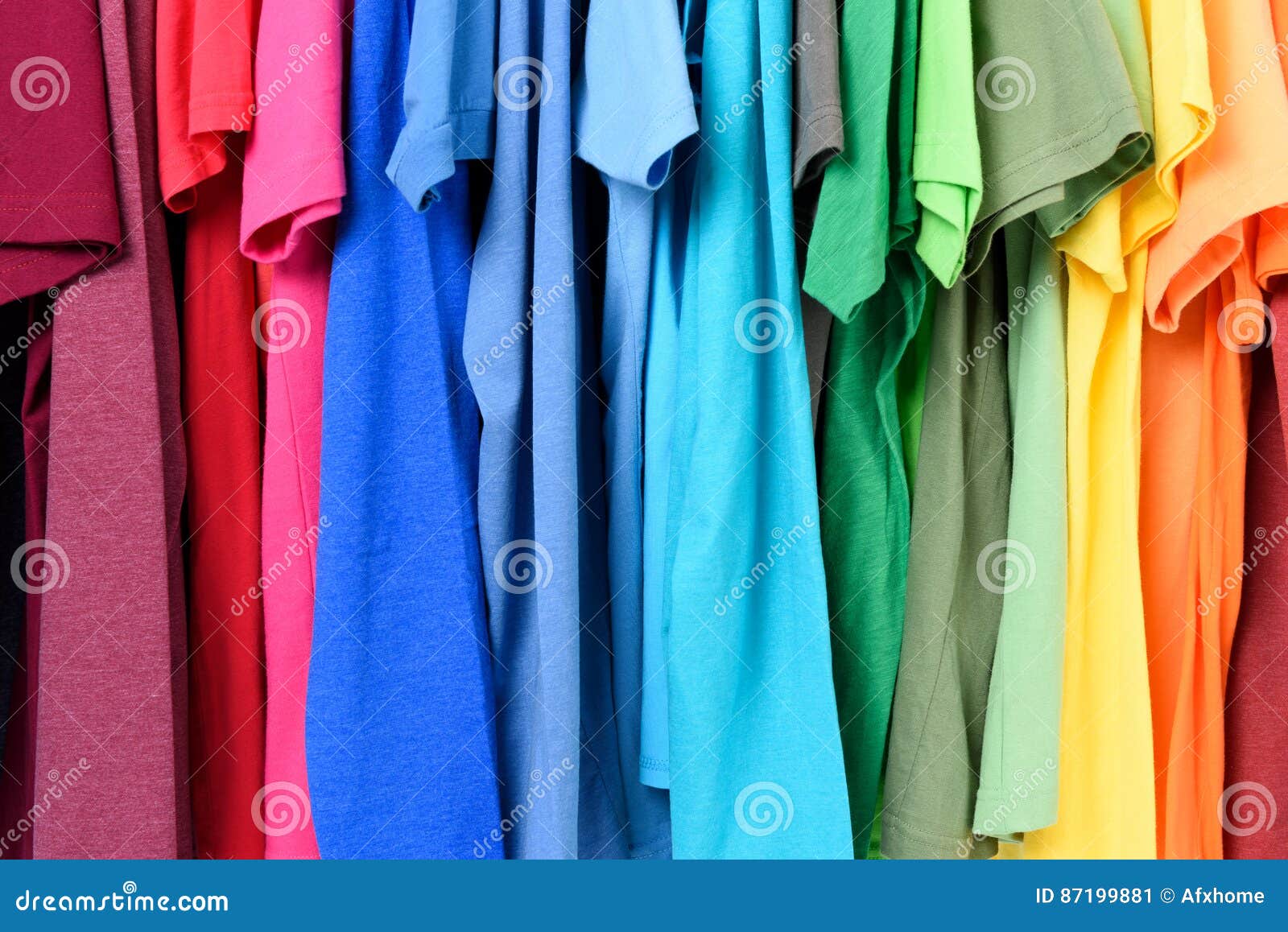 Colourful Clothes Hanging Abstract Background Stock Image - Image of ...