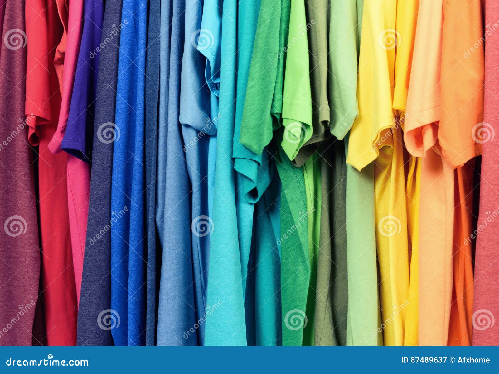 Colourful Clothes Hanging Abstract Texture Background Stock Image ...