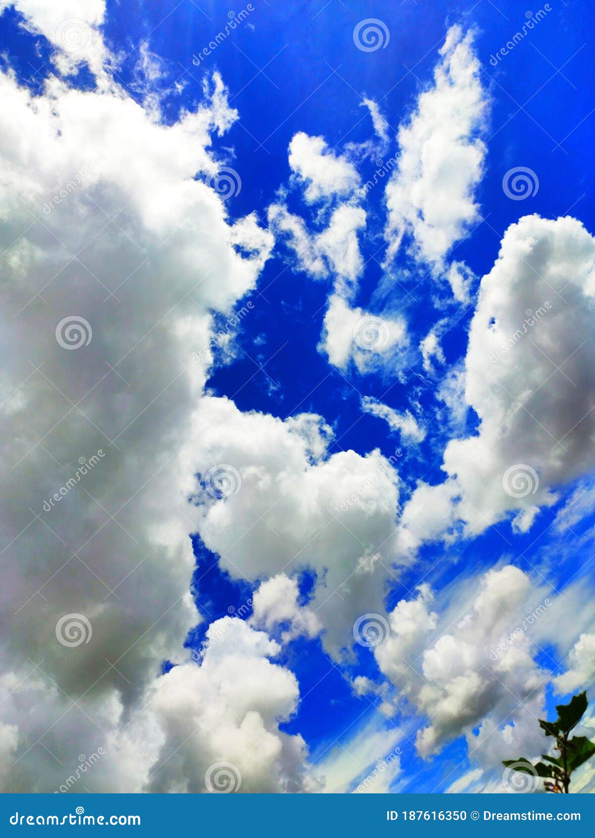 Colourful Clouds Abstract Blue Stock Photo - Image of colourful ...