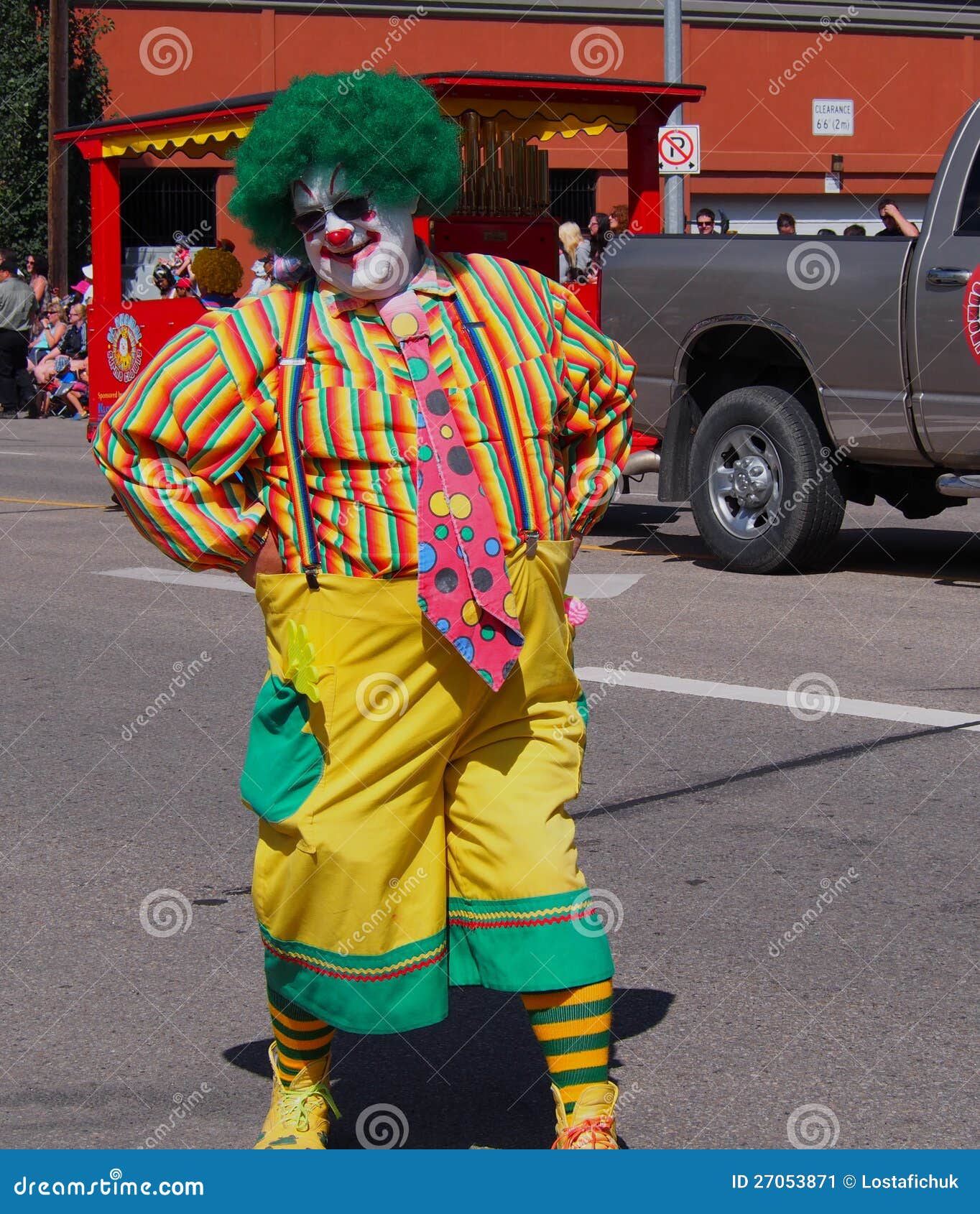 Colourful Clown editorial photo. Image of colourful, stripes - 27053871