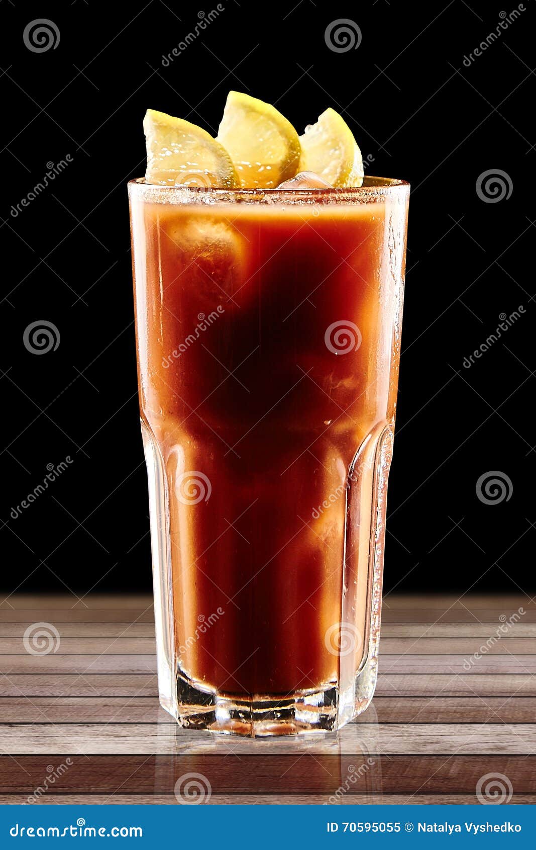Colourful Cocktail on the Black Background Stock Image - Image of fresh ...