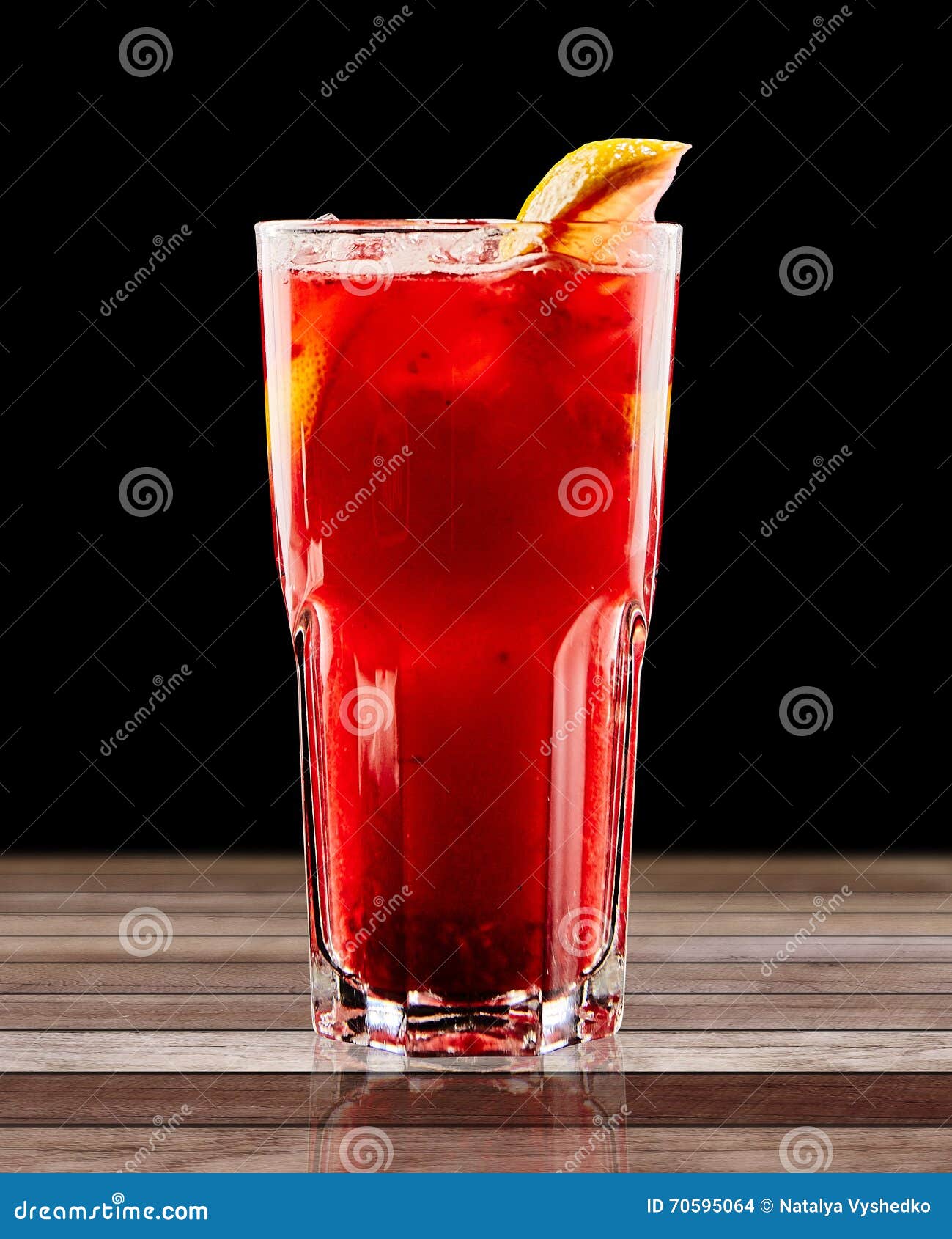 Colourful Cocktail on the Black Background Stock Photo - Image of ...