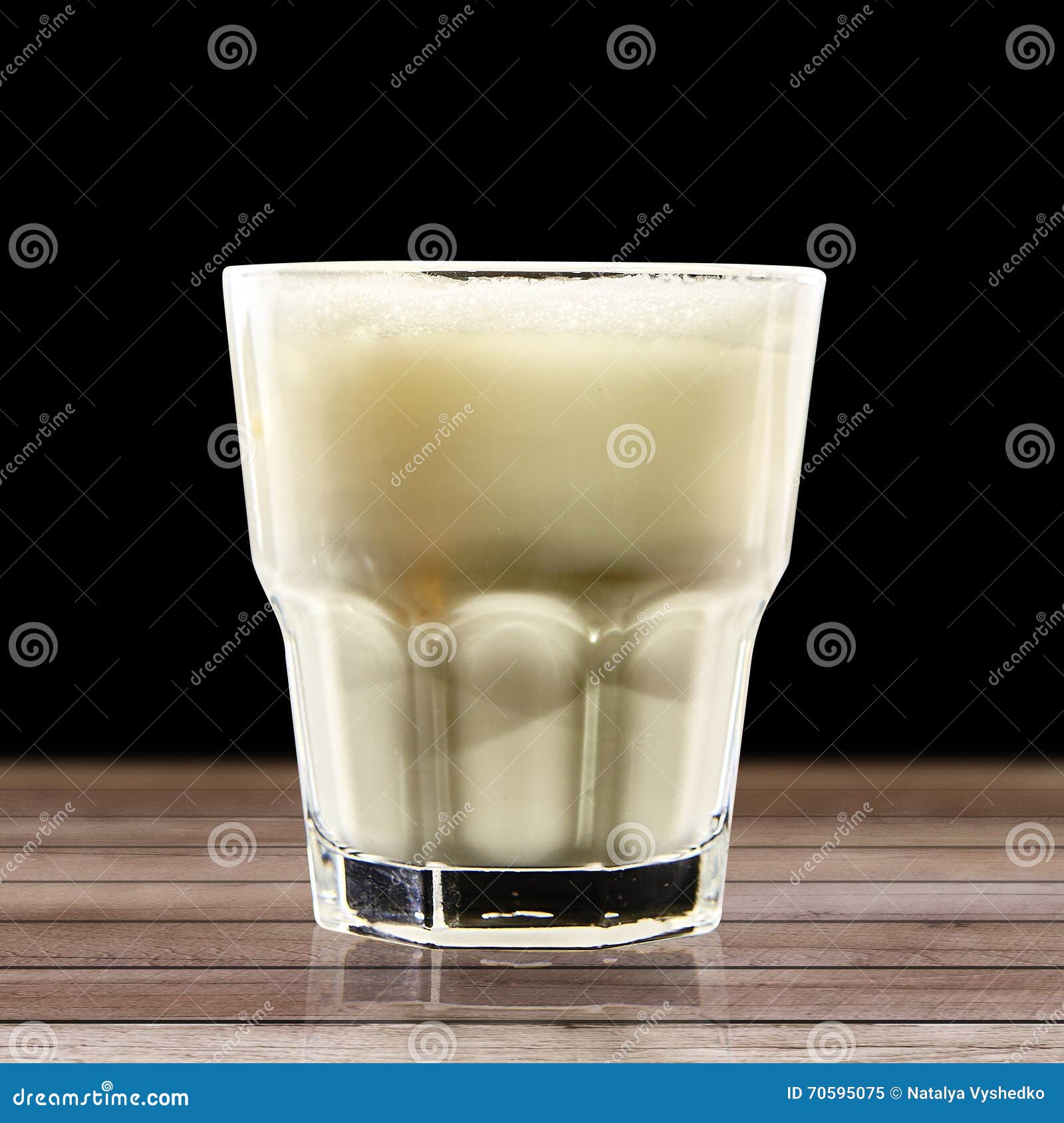 Colourful Cocktail on the Black Background Stock Image - Image of ...