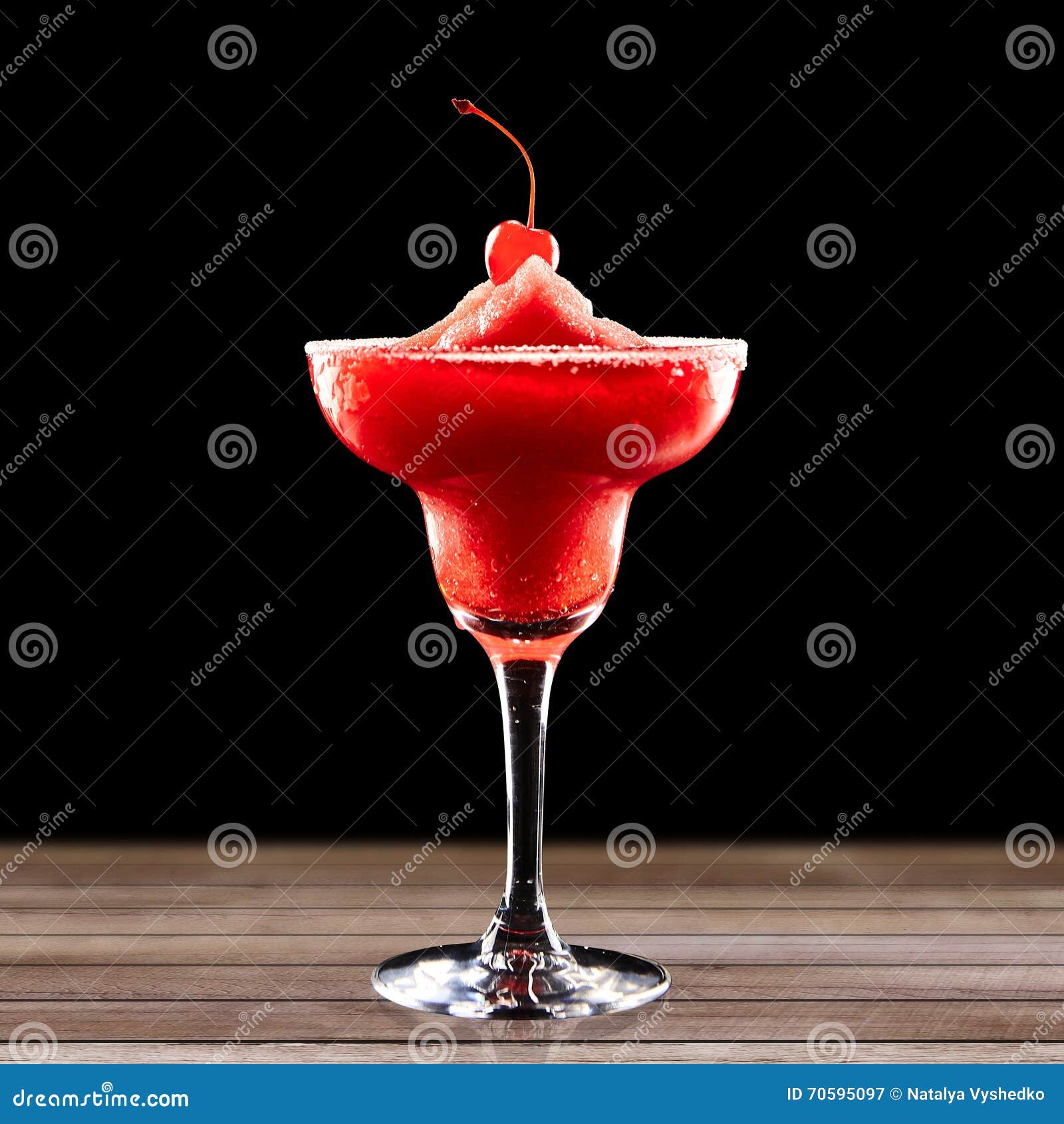 Colourful Cocktail on the Black Background Stock Image - Image of ...