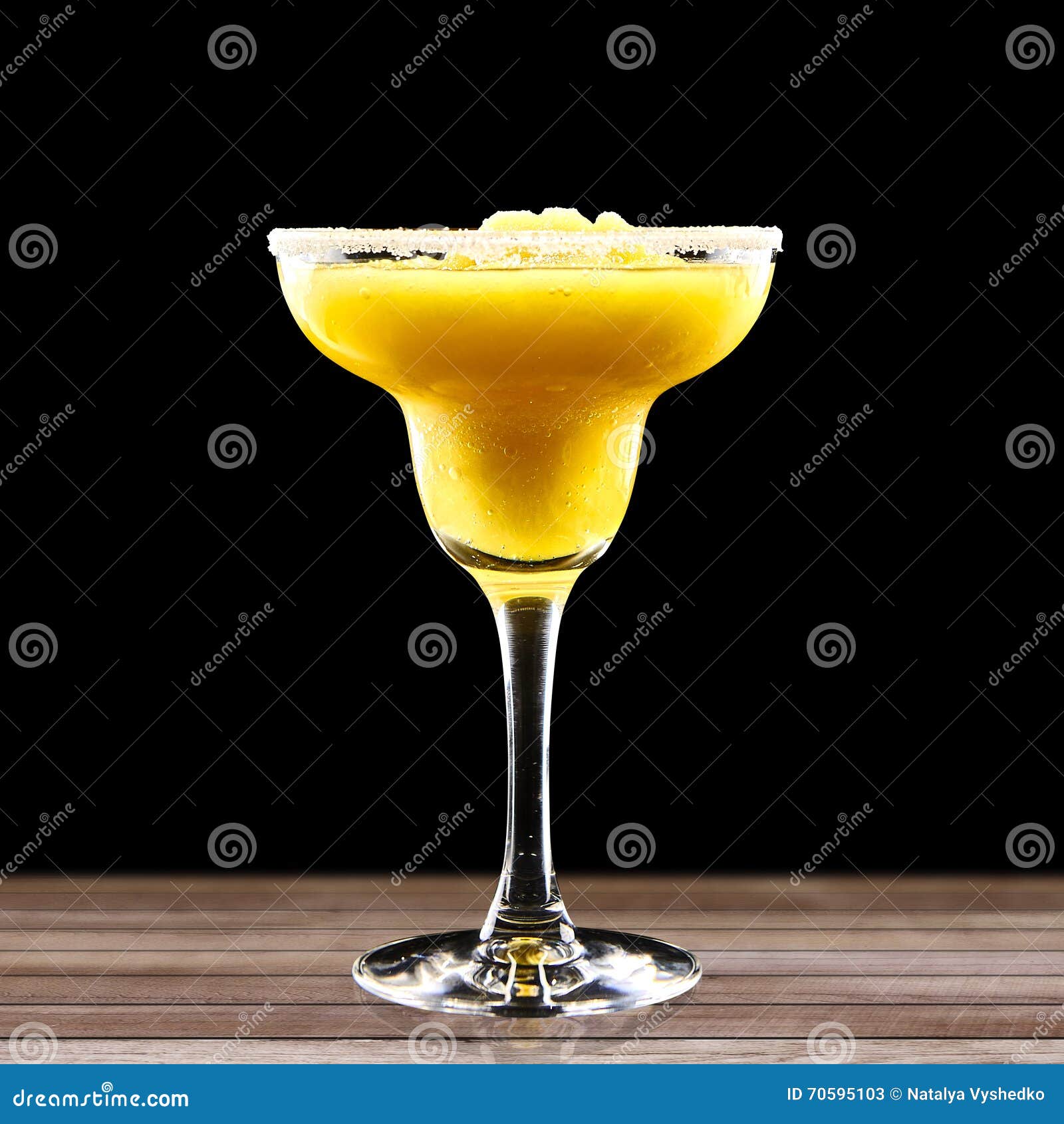 Colourful Cocktail on the Black Background Stock Image - Image of ...