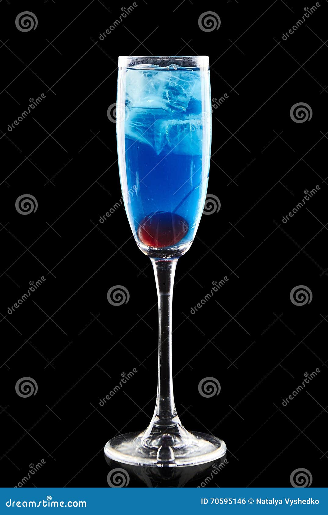 Colourful Cocktail on the Black Background Stock Photo - Image of ...
