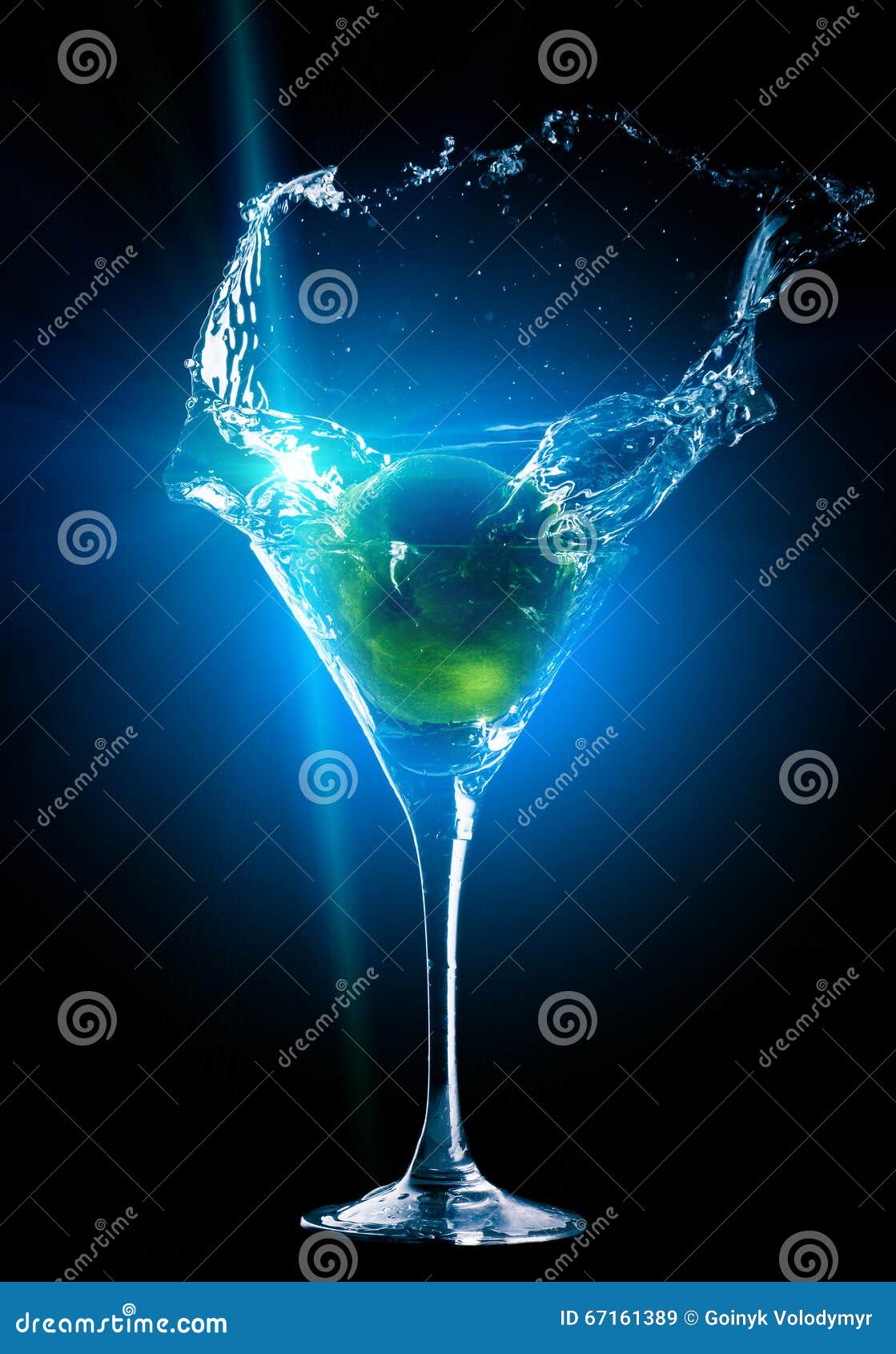 Colourful Cocktail with Splashes Stock Image - Image of colourful ...