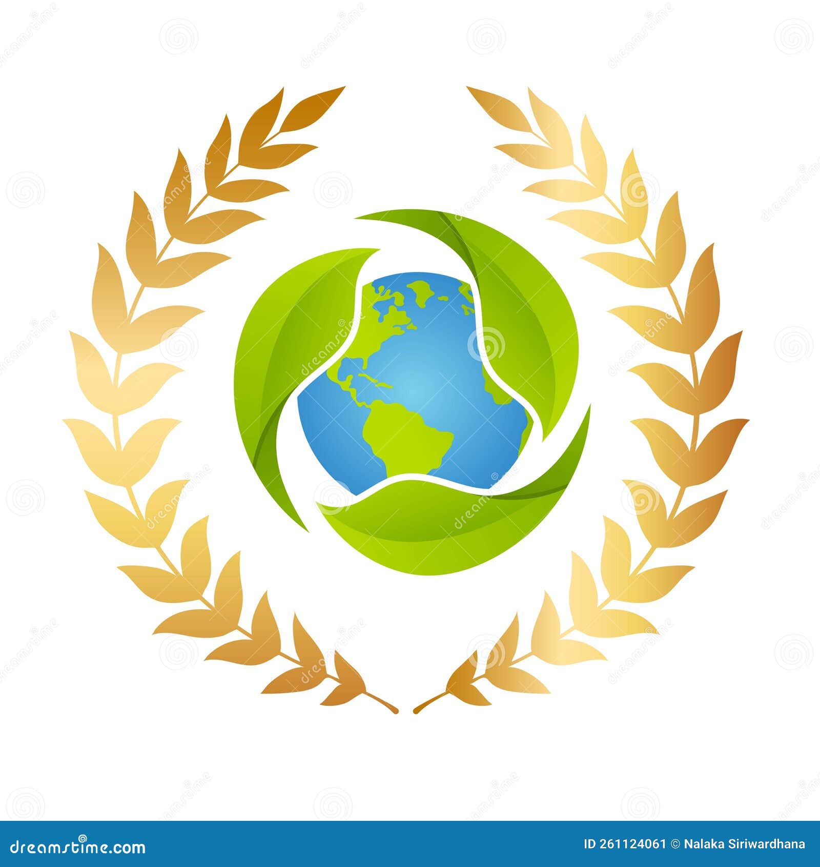 Colourful Community Recycle Circle. Stock Illustration - Illustration ...