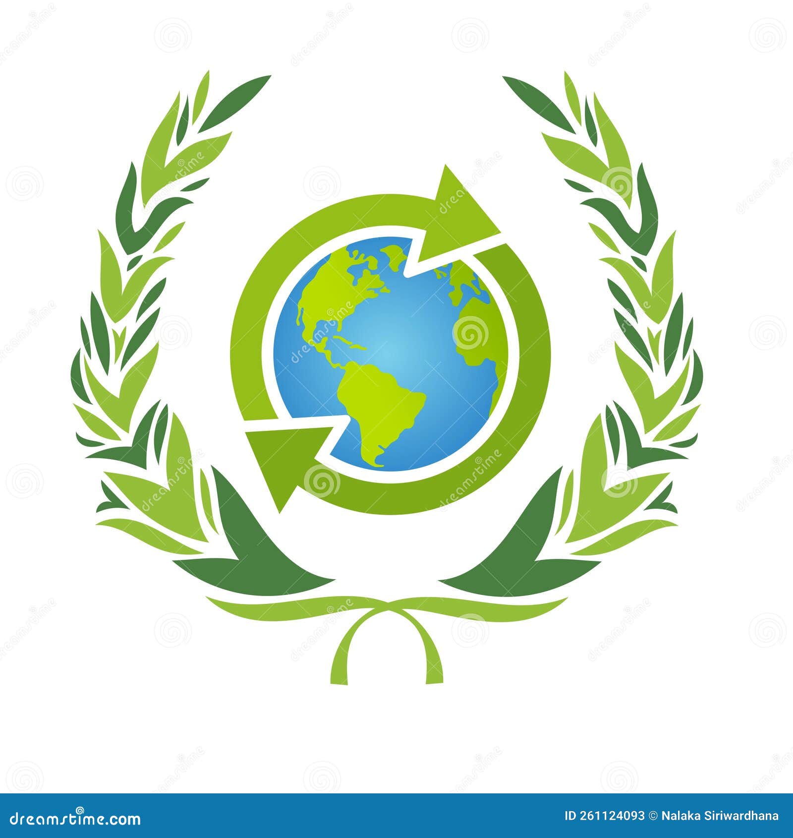 Colourful Community Recycle Circle. Stock Illustration - Illustration ...