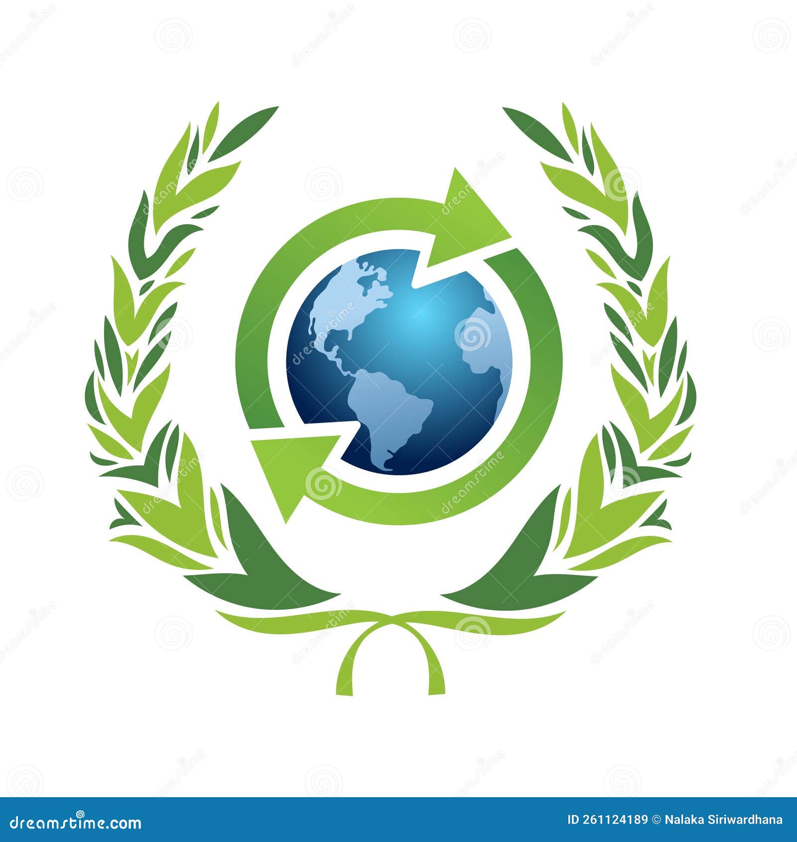 Colourful Community Recycle Circle. Stock Illustration - Illustration ...