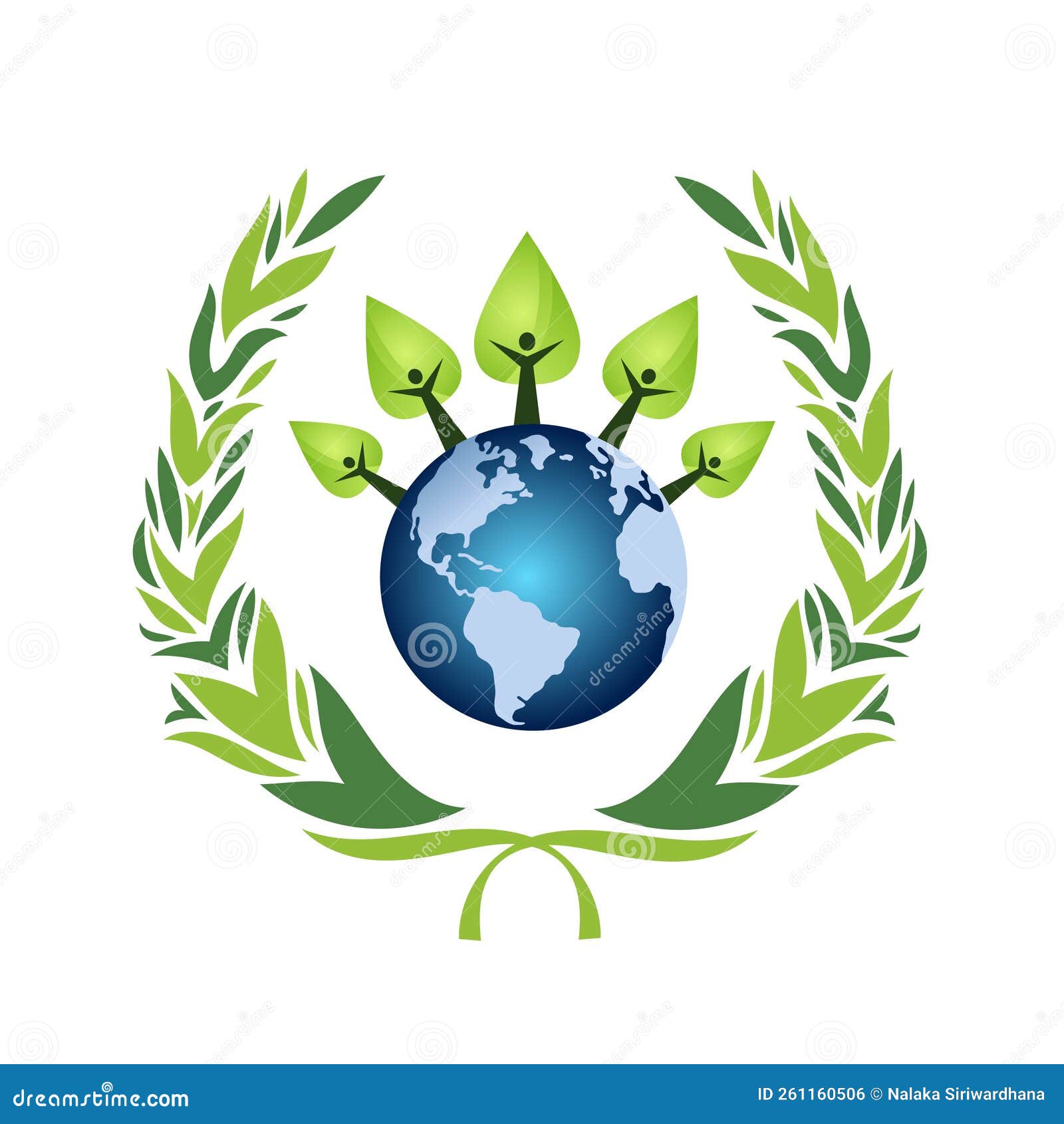 Colourful Community Recycle Circle. Stock Illustration - Illustration ...