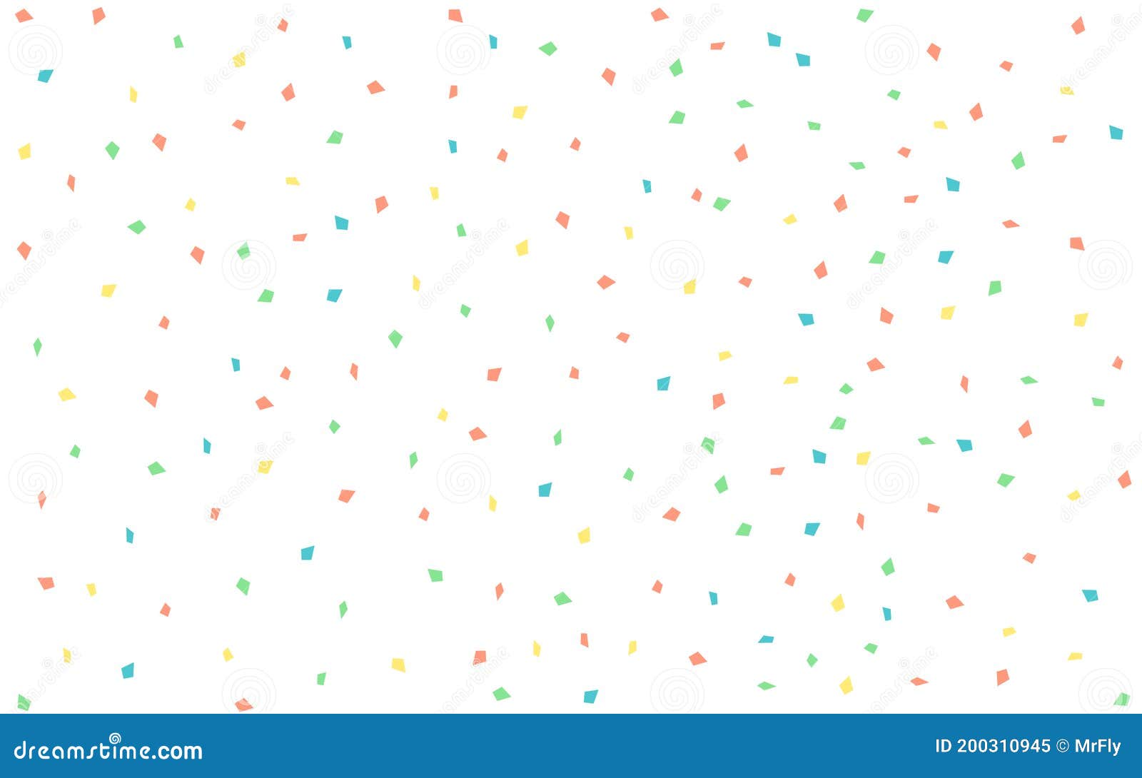 Colourful Confetti Flakes, Vector Illustration Stock Vector ...