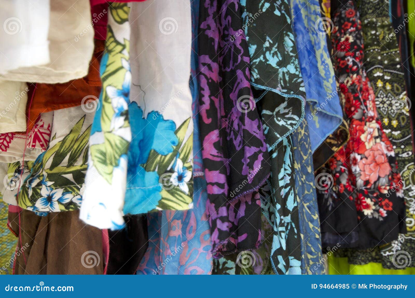 Colourful Costa Rican Fabrics Stock Image - Image of saturdays, dress ...