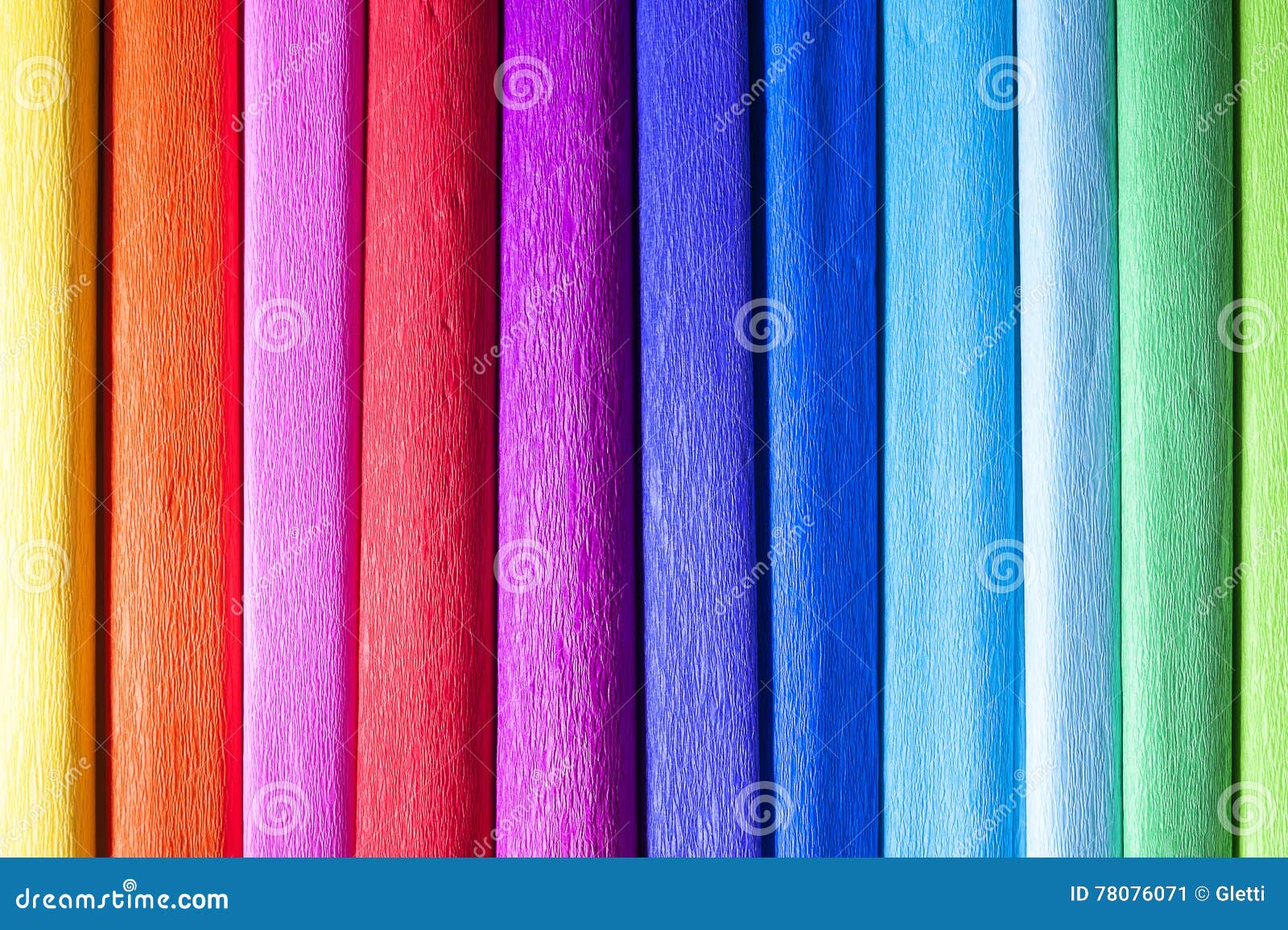 Colourful crape papers stock image. Image of paper, background - 78076071