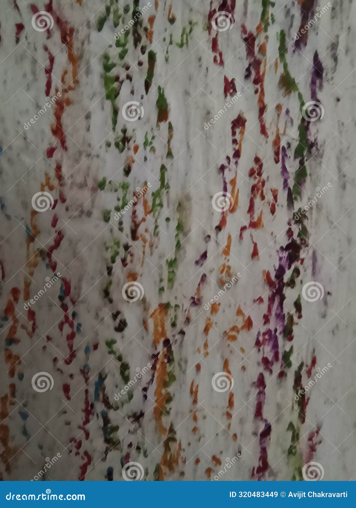 Colourful Creon Marks on White Wall Stock Image - Image of marks ...