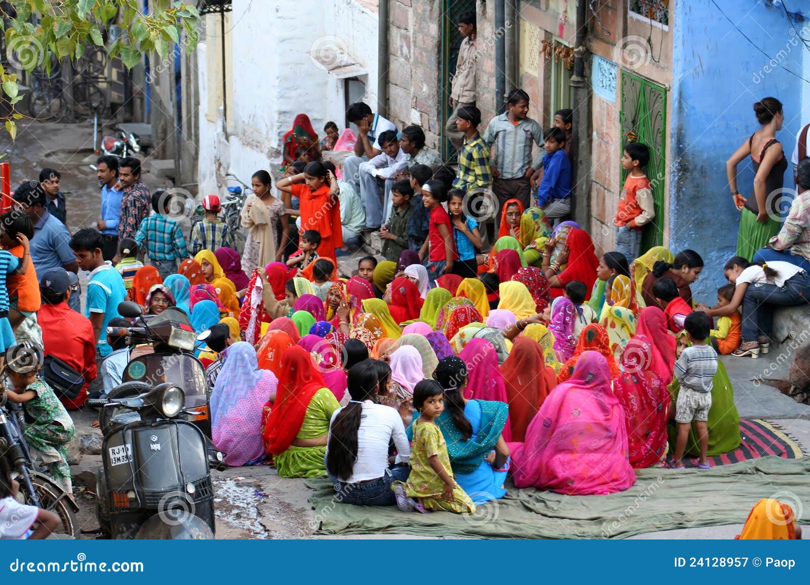 Colourful crowd editorial photography. Image of hindu - 24128957
