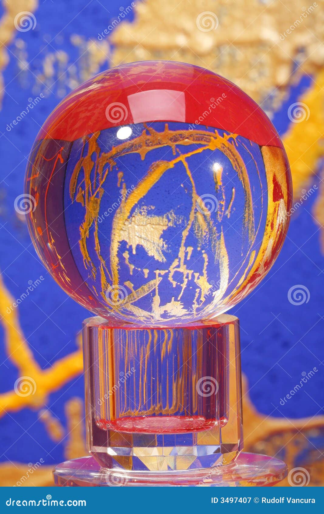 Colourful crystal ball stock image. Image of life, abstractabstract ...