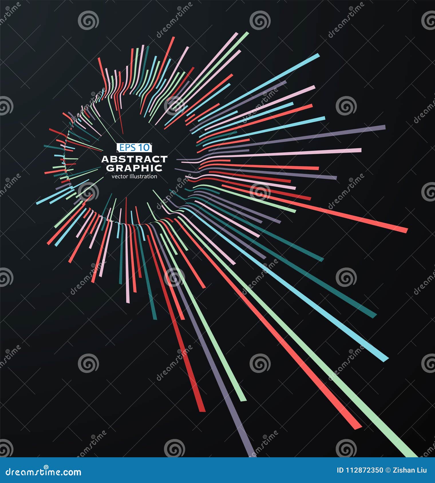 Colourful Curve Composition Have A Sense Of Perspective Background ...