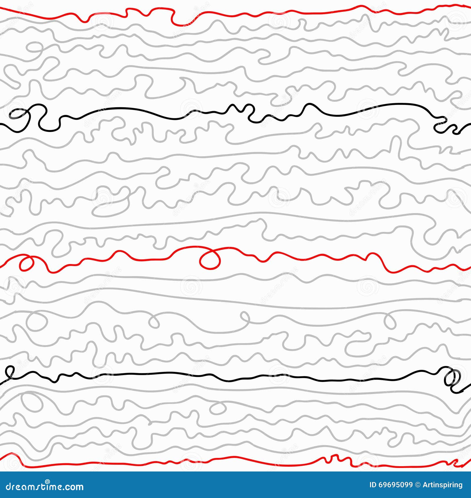Colourful curved lines. stock vector. Illustration of stripe - 69695099