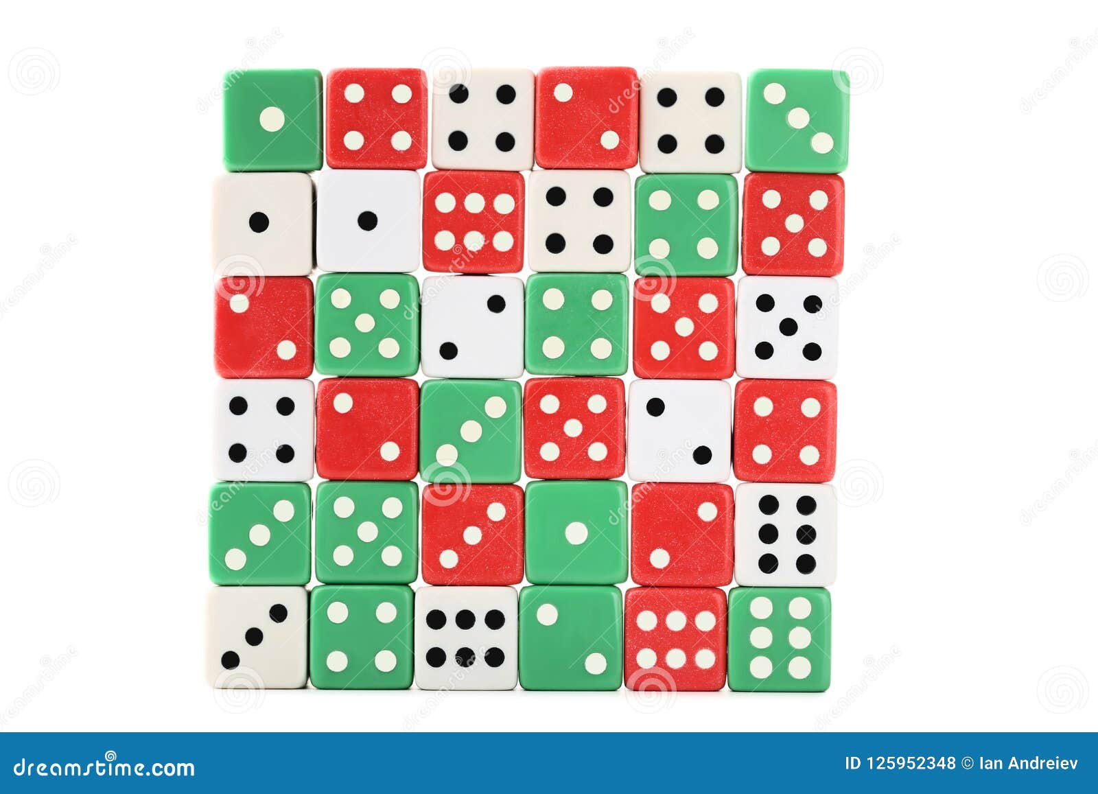 Colourful dice stock photo. Image of craps, play, lucky - 125952348