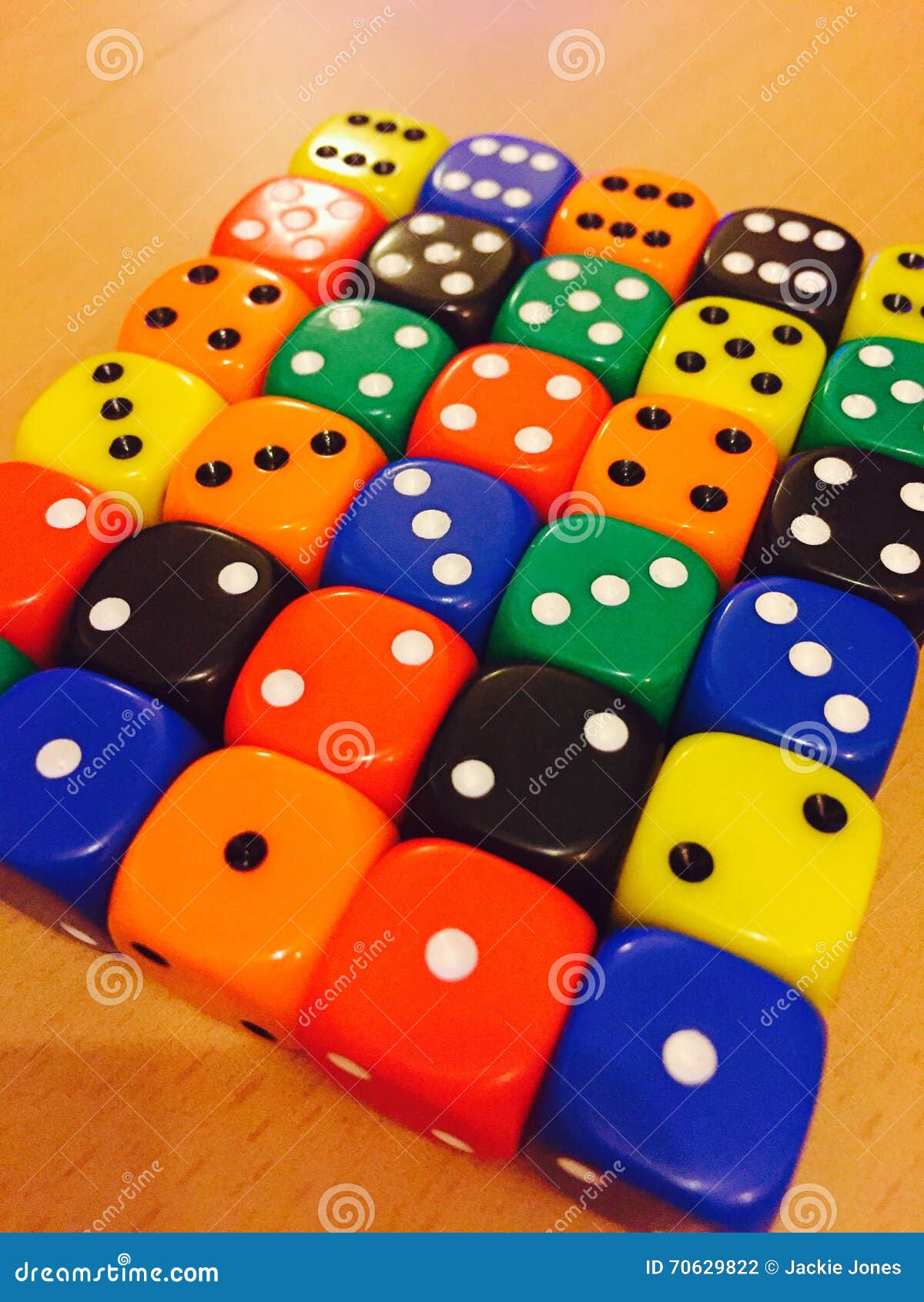 Colourful dice stock photo. Image of colourful, lucky - 70629822