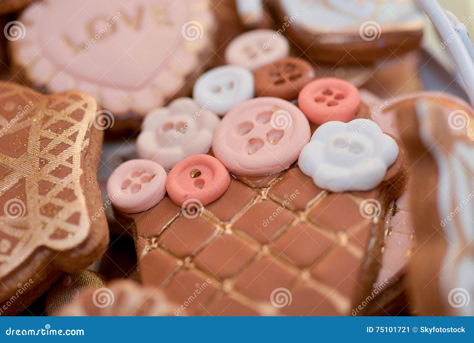 Colourful Different Shaped Gingerbread Stock Image - Image of color ...