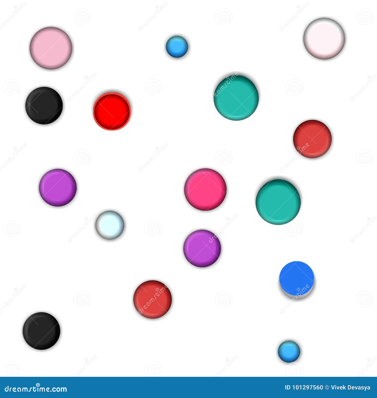 Colourful dots stock illustration. Illustration of color - 101297560