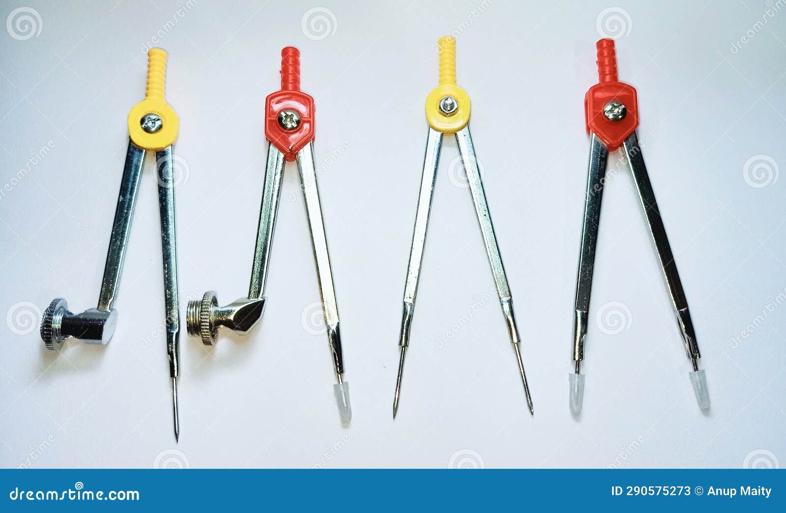 Colourful drawing compass stock image. Image of drawing - 290575273