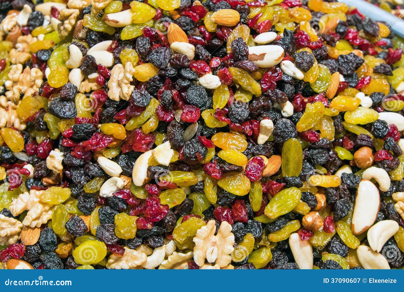 Colourful dried fruits stock image. Image of dessert - 37090607