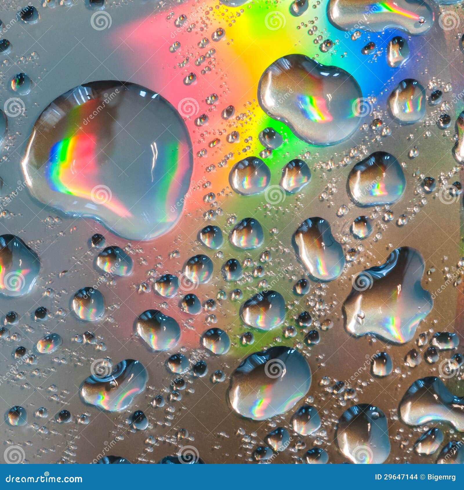 Colourful Drops stock photo. Image of violet, close, reflection - 29647144