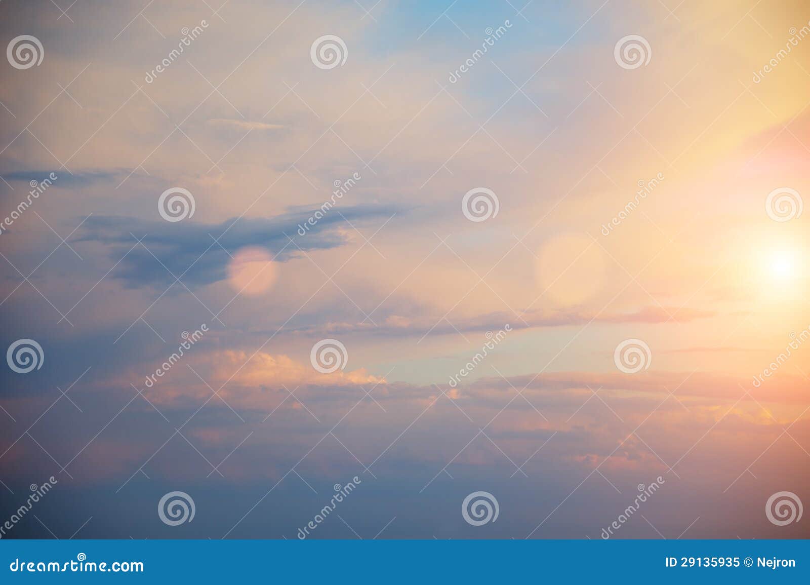 Colourful dusk stock image. Image of scape, abstract - 29135935