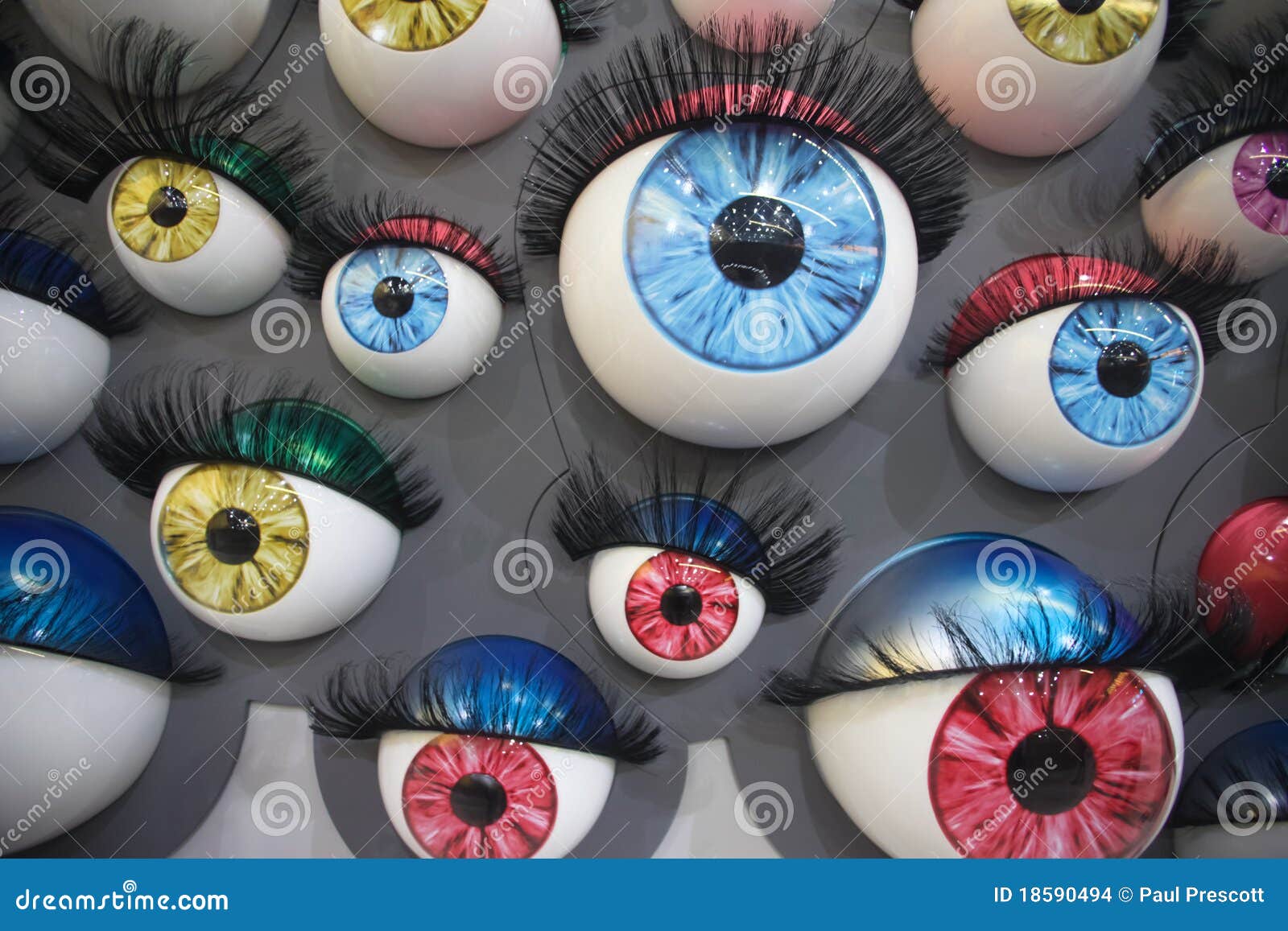 Colourful eyes stock photo. Image of lifestyle, colourful - 18590494